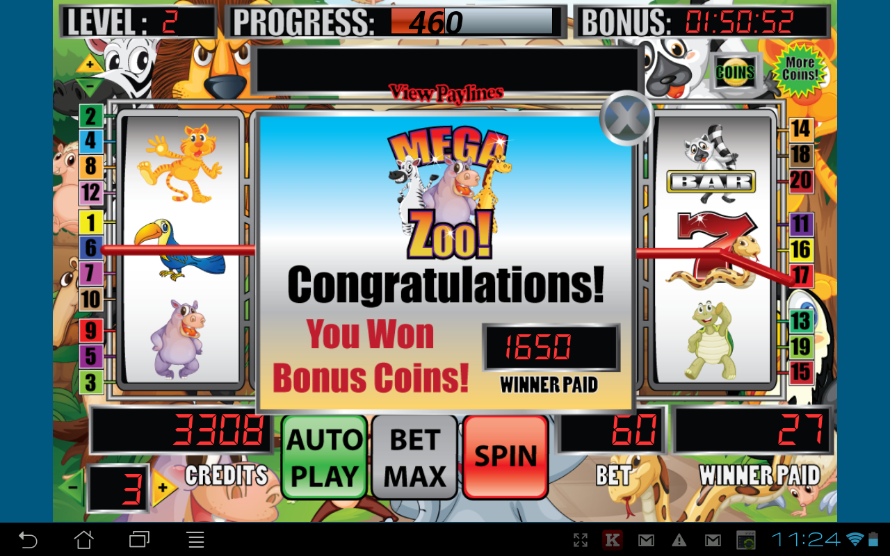 Mega Zoo Slot Machine - App on Amazon Appstore