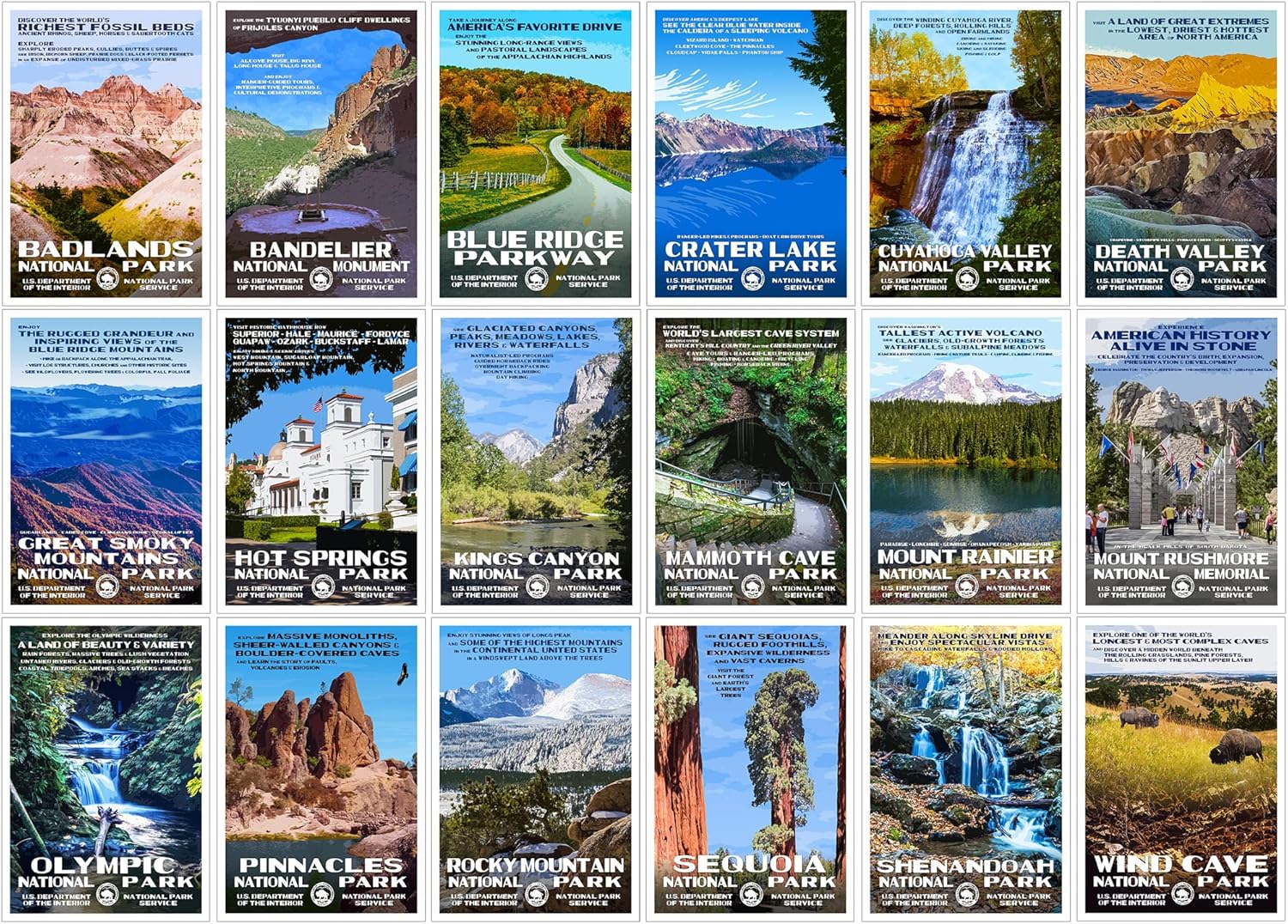 National Park Postcards (Series B) – BigaMart
