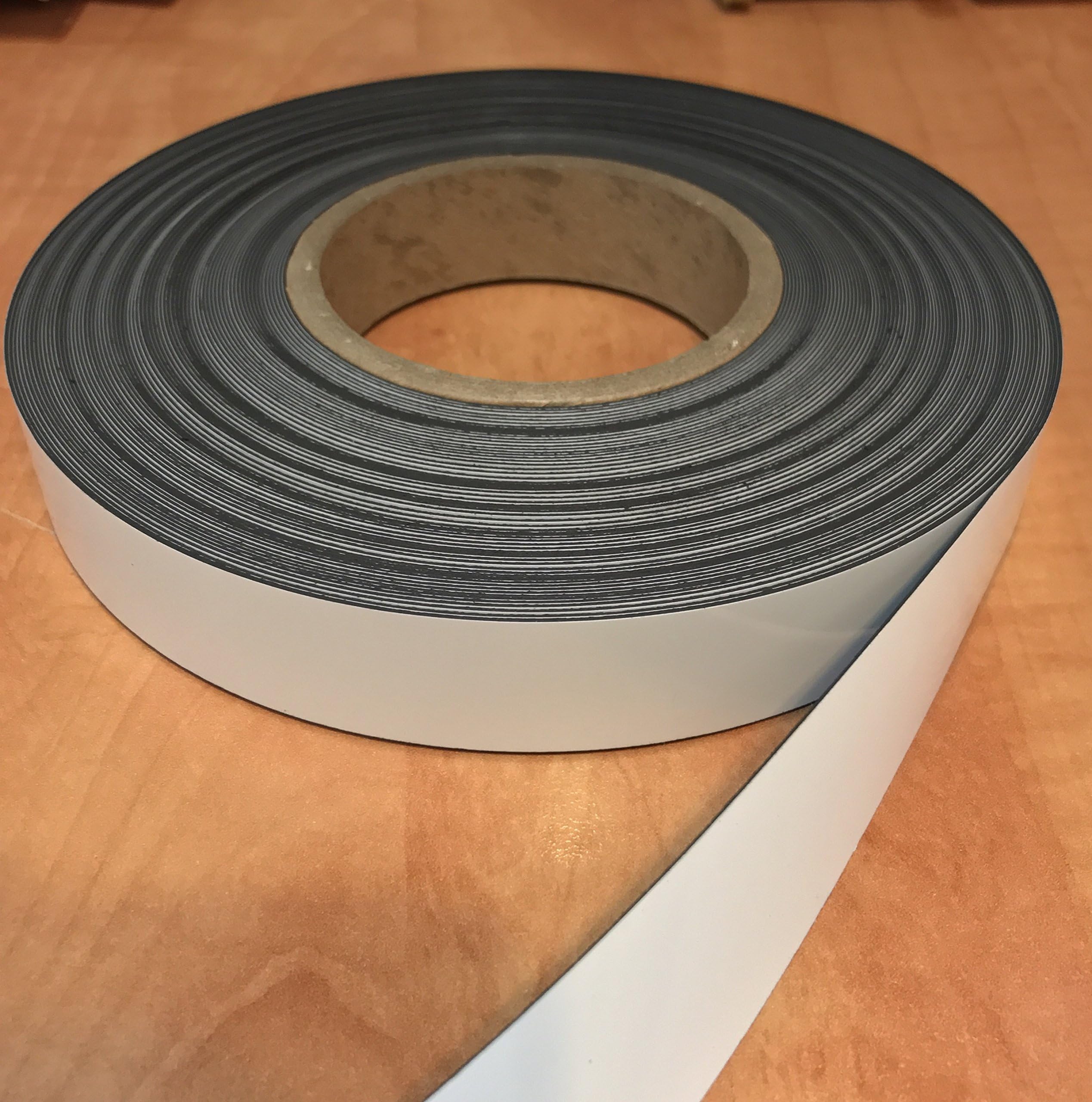 Amazon.com : Dry Erase White Magnetic Strip Roll 3" x 100' Write on ...