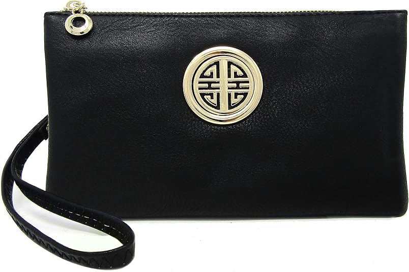 Solene Womens and Girls Multi Compartment Functional Emblem Crossbody ...