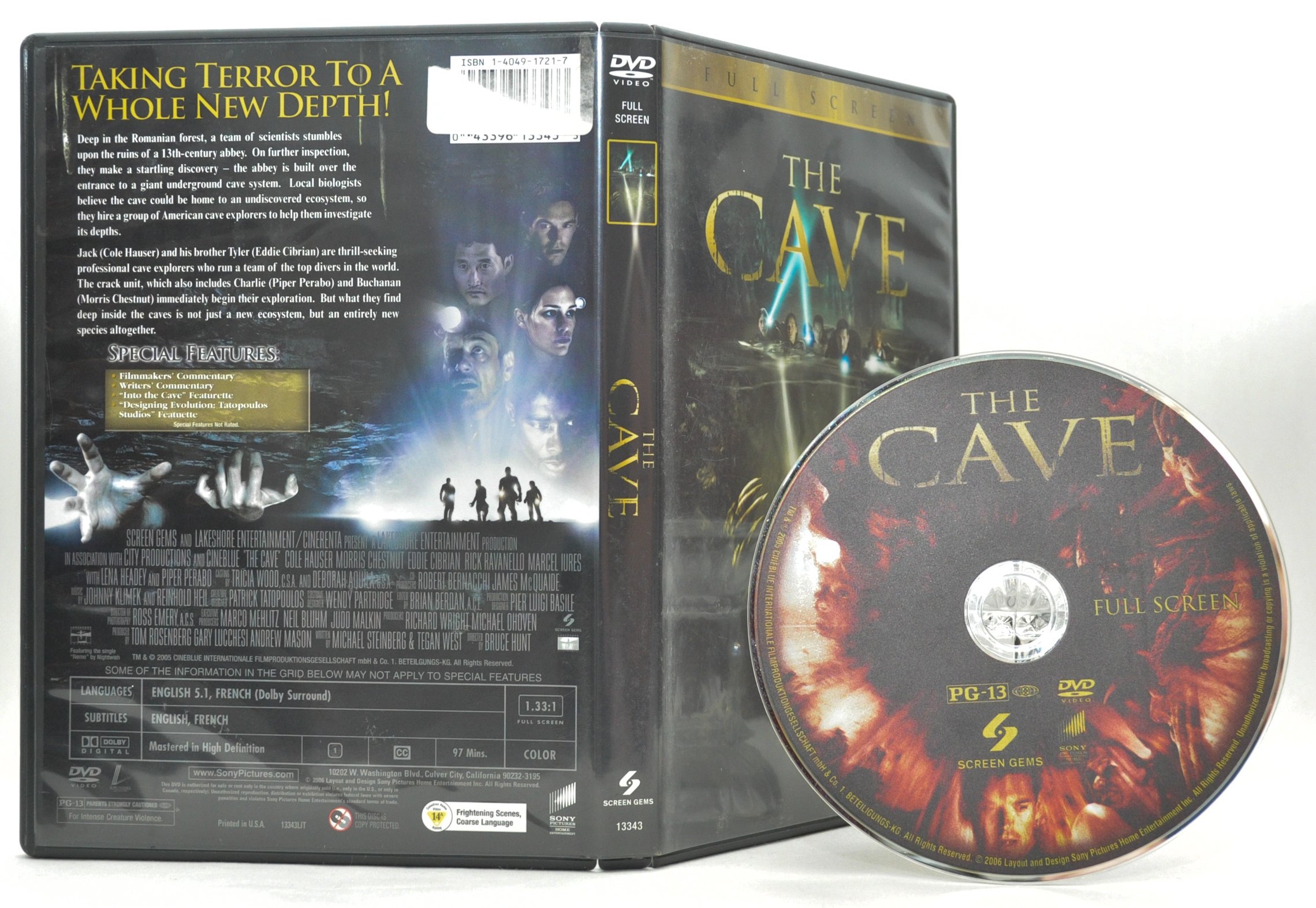 Amazon.com: The Cave (Full Screen Edition) [DVD] : Cole Hauser, Morris ...