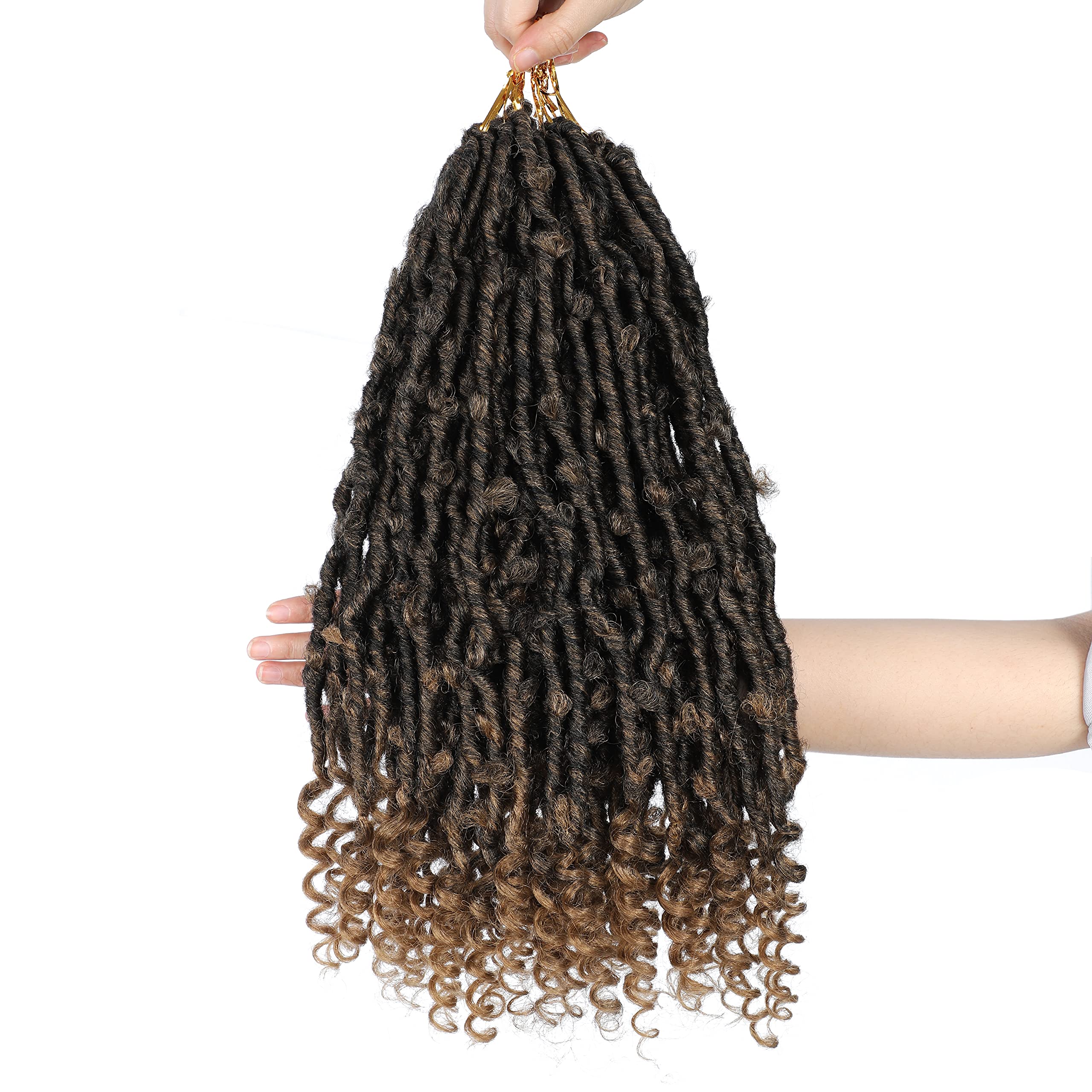 Buy 6 Packs Butterfly Locs Crochet Hair 16 Inch Pre Looped Distressed ...