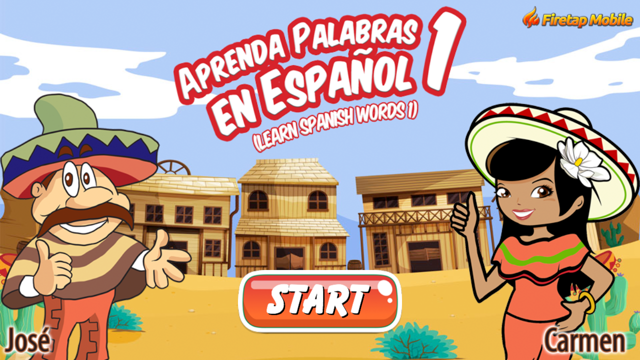 Learn Spanish Words 1: Vocabulary Flash Cards Game for Beginners:Amazon ...