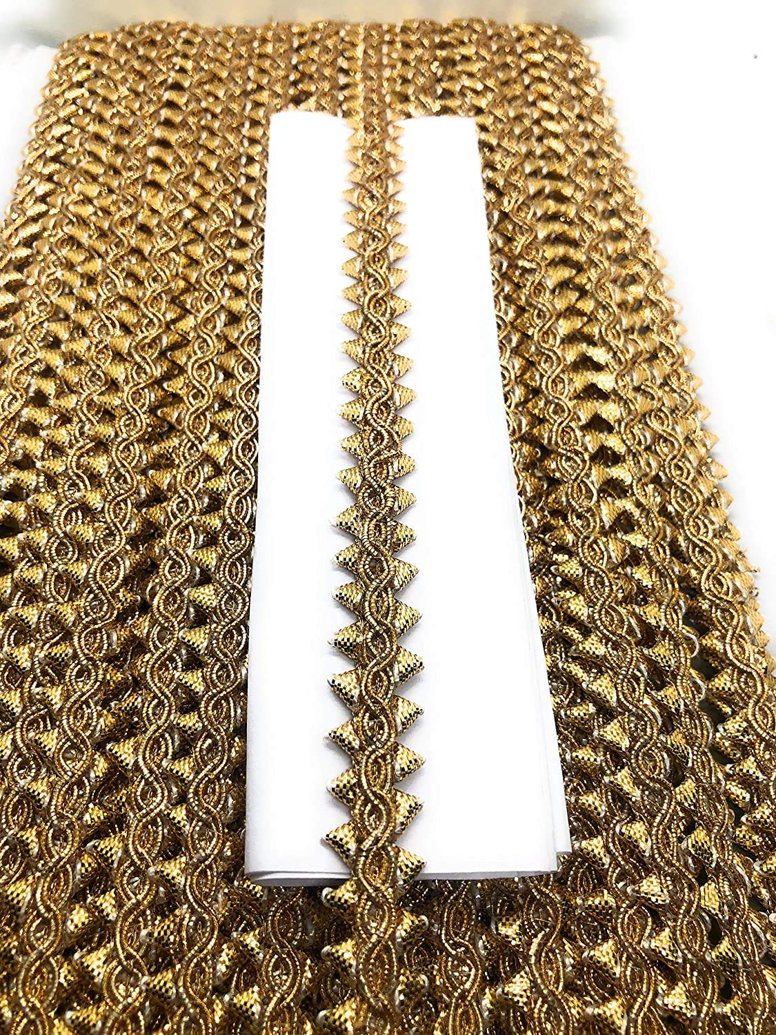 Utkarsh Cwg0216-02 (18 Mtr,1.5cm Width) Double Side Samosa/Triangle ...