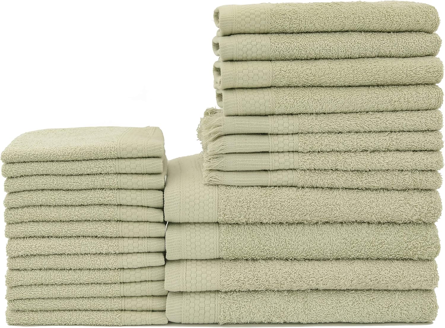 Amazon.co.jp: Baltic Linen Company Multi Count 100 Percent Cotton ...