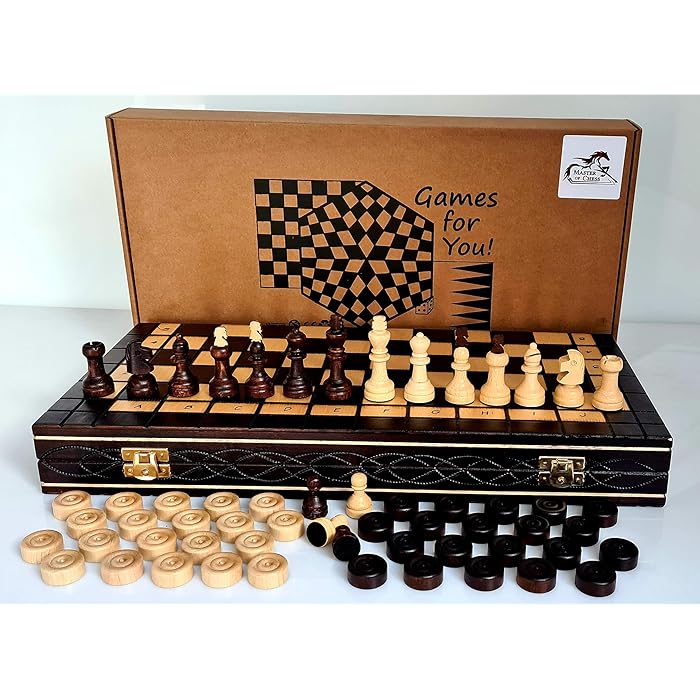 Buy Master of Chess CAPABLANCA DRAUGHTS - 2 IN 1 CHESS & DRAUGHTS: 100 ...
