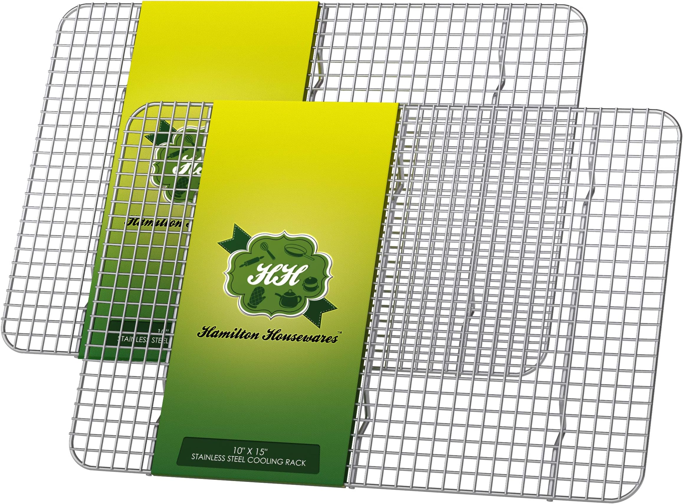 Amazon.com: Hamilton Housewares Stainless Steel Cooling Rack - Heavy ...