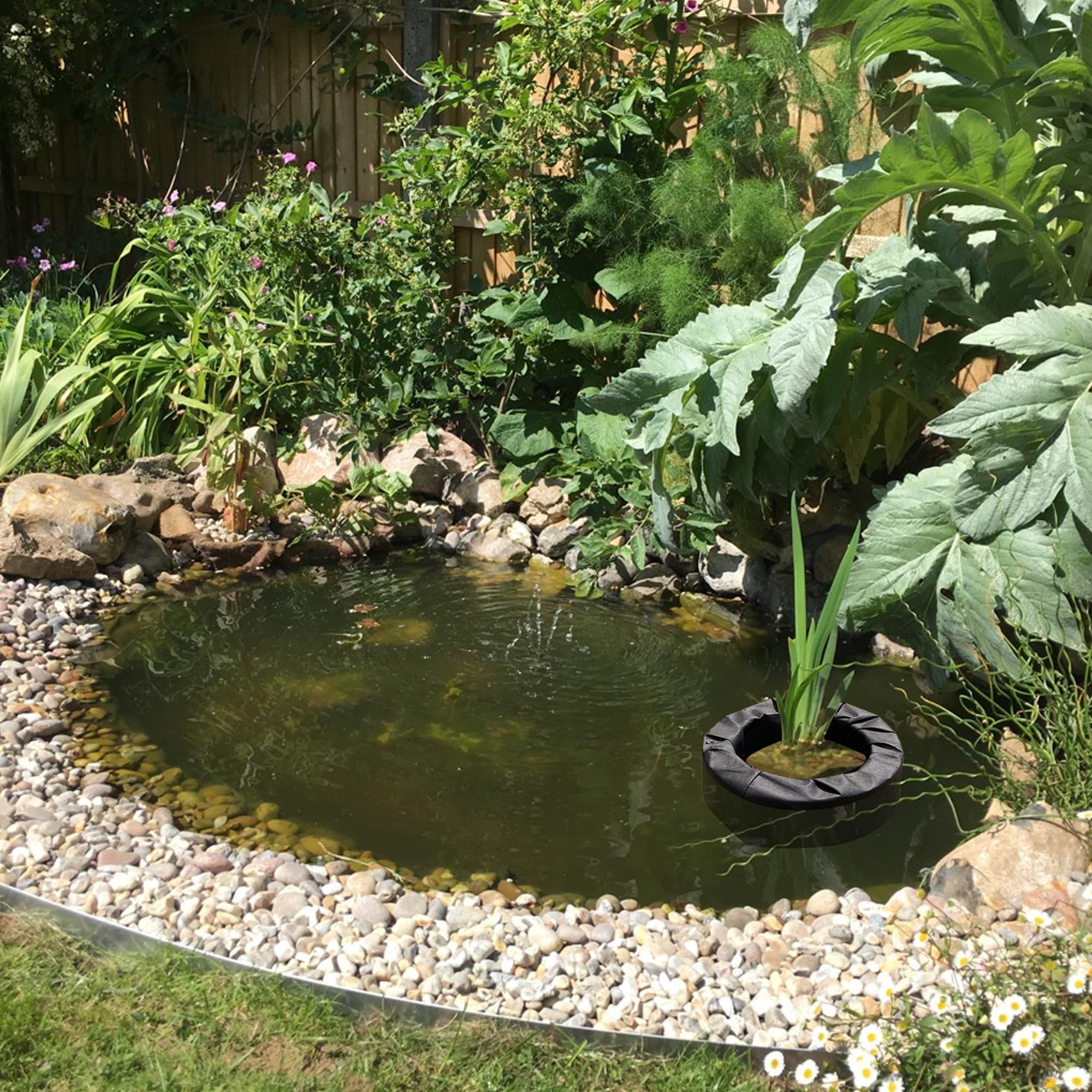 Pond Plants IPO1200 Square Island Floating Flora Island Fish Barrier ...