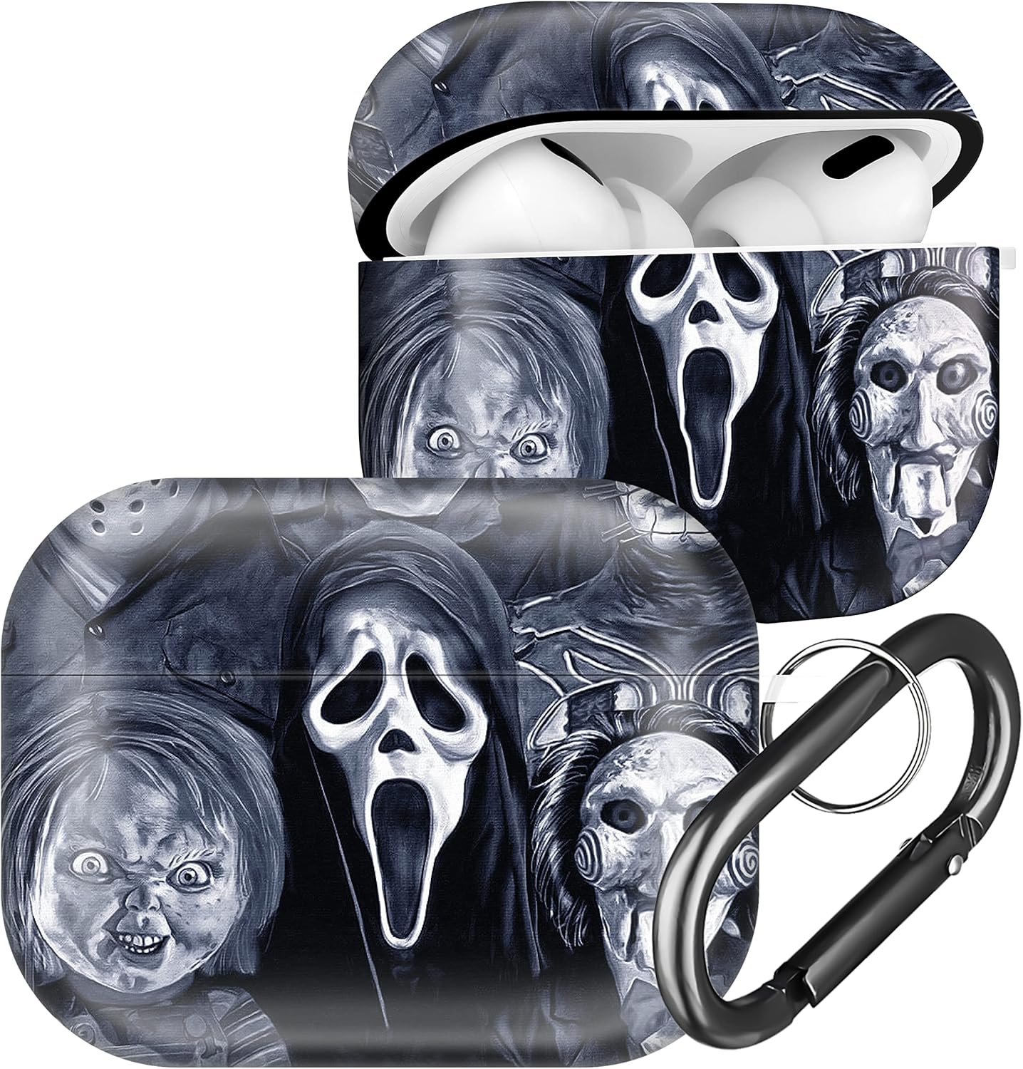 Amazon.com: Ulirath Black White Skeleton for AirPod Pro 2 Gen Case 2022 ...