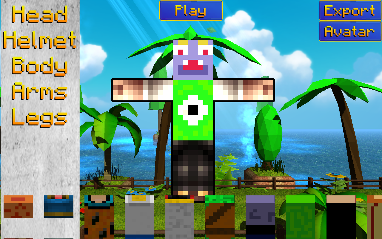 Pixel Tap - Kick the Pixel Blockhead with Minecraft Skins Designer ...