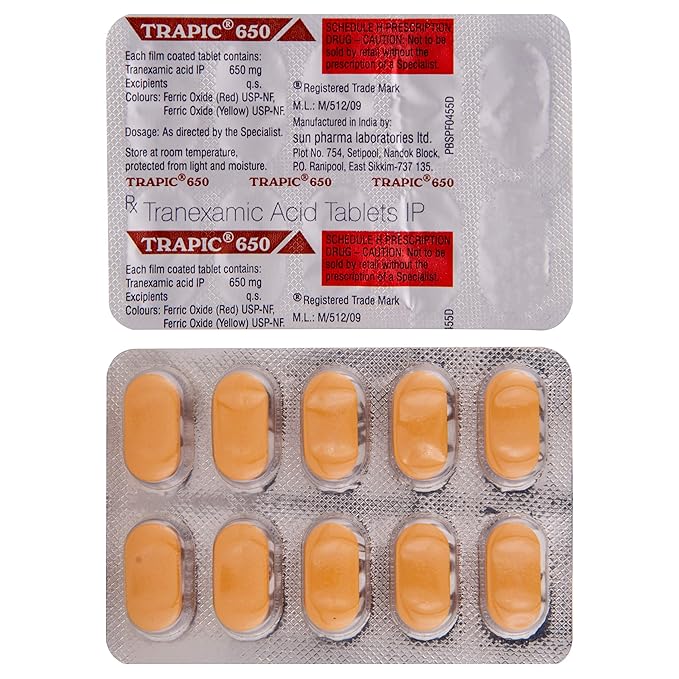 Trapic 650 - Strip of 10 Tablets : Amazon.in: Health & Personal Care