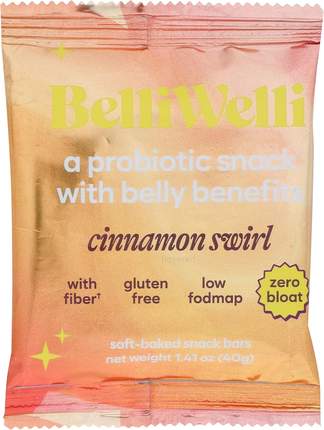 Amazon.com: Belliwelli Snackbar, Cinnamon Swirl Flavored, Zero Bloat ...