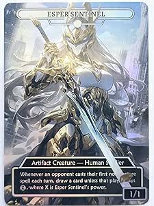 Amazon.com: Esper Sentinel 01 Foil - Alternative Custom Art Creature ...