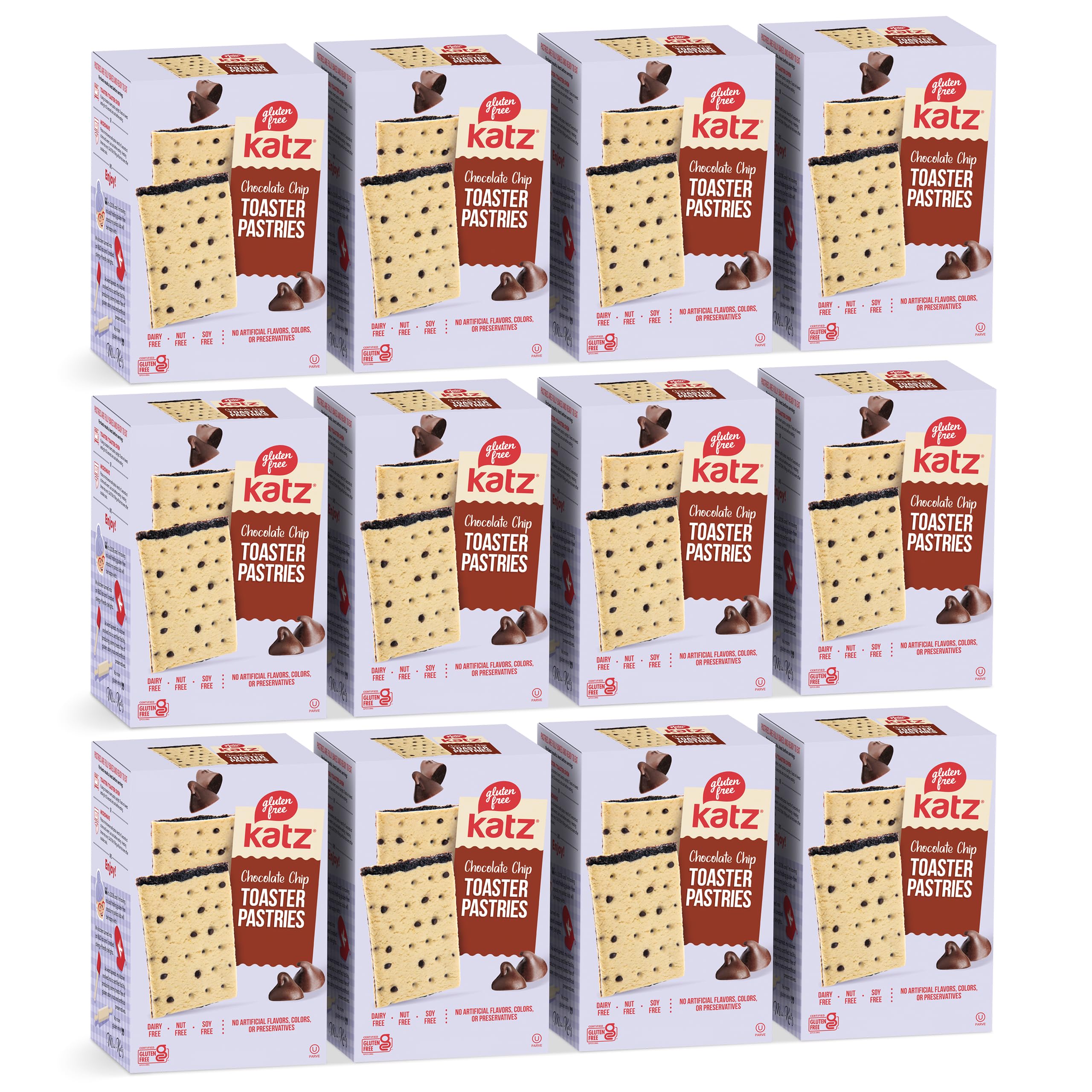 Amazon.com: Katz Gluten Free Toaster Pastries. Chocolate Chip. Easy ...