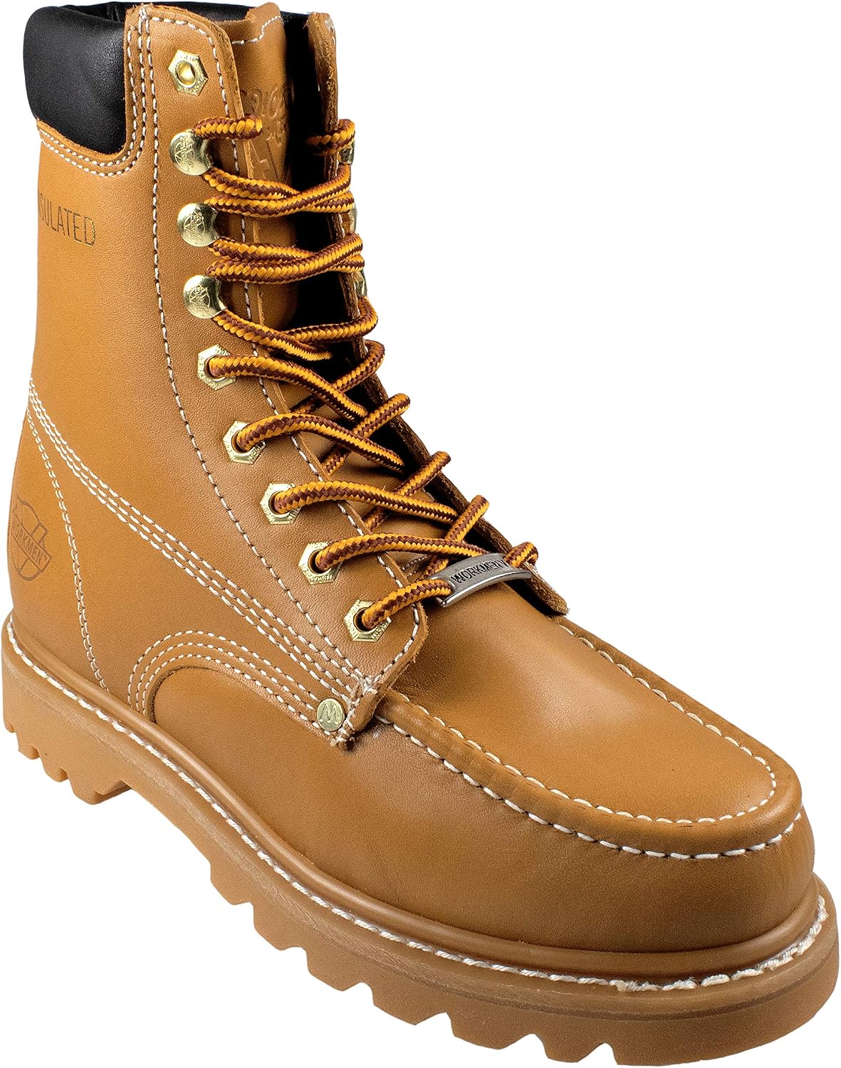 Amazon.com | Workmen-V Men's Work Boots 999 Color Tan Heavy Duty ...