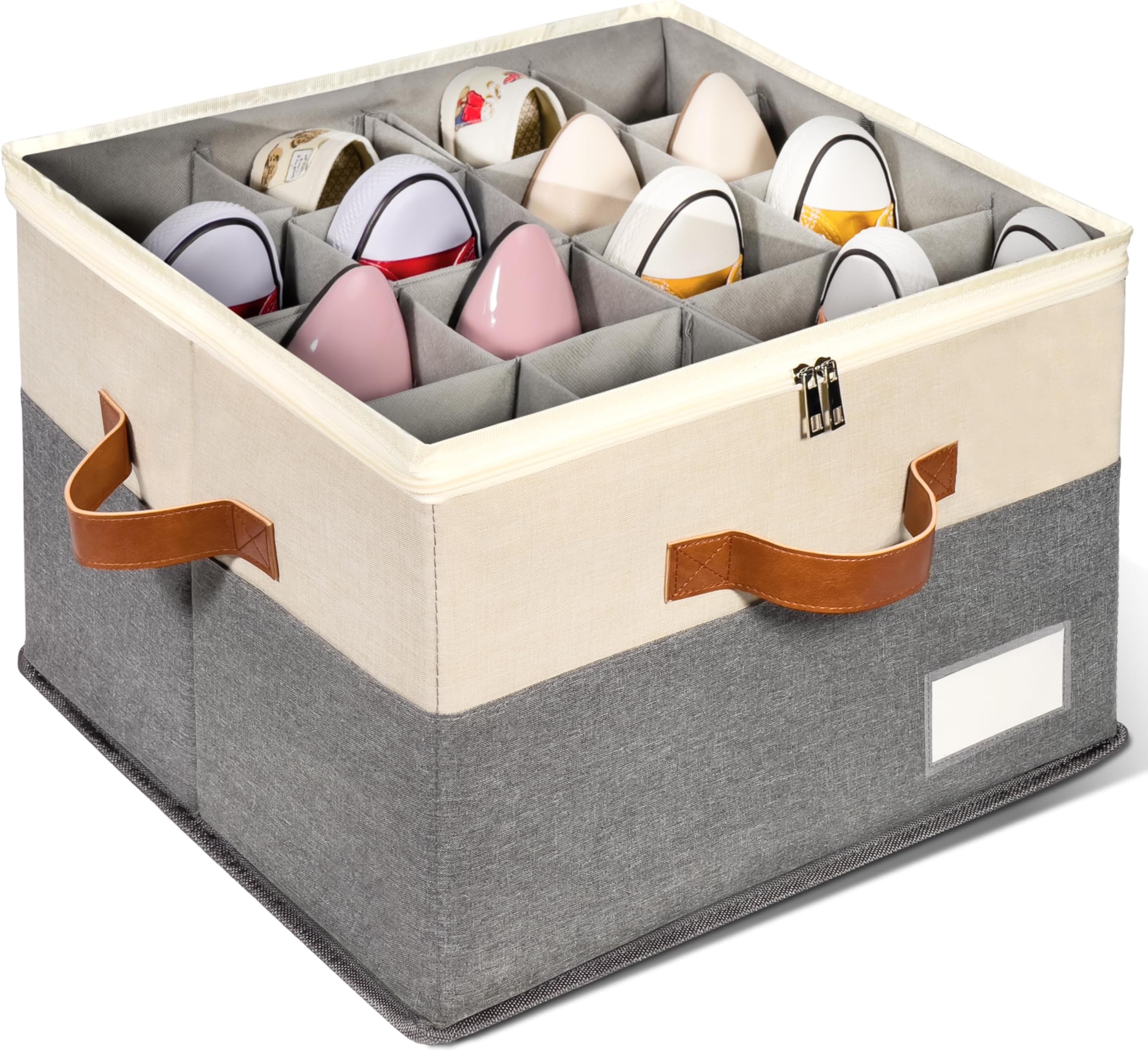 Amazon.com: Opvener 24 Pairs Shoe Organizer for Closet, Sandal Storage ...