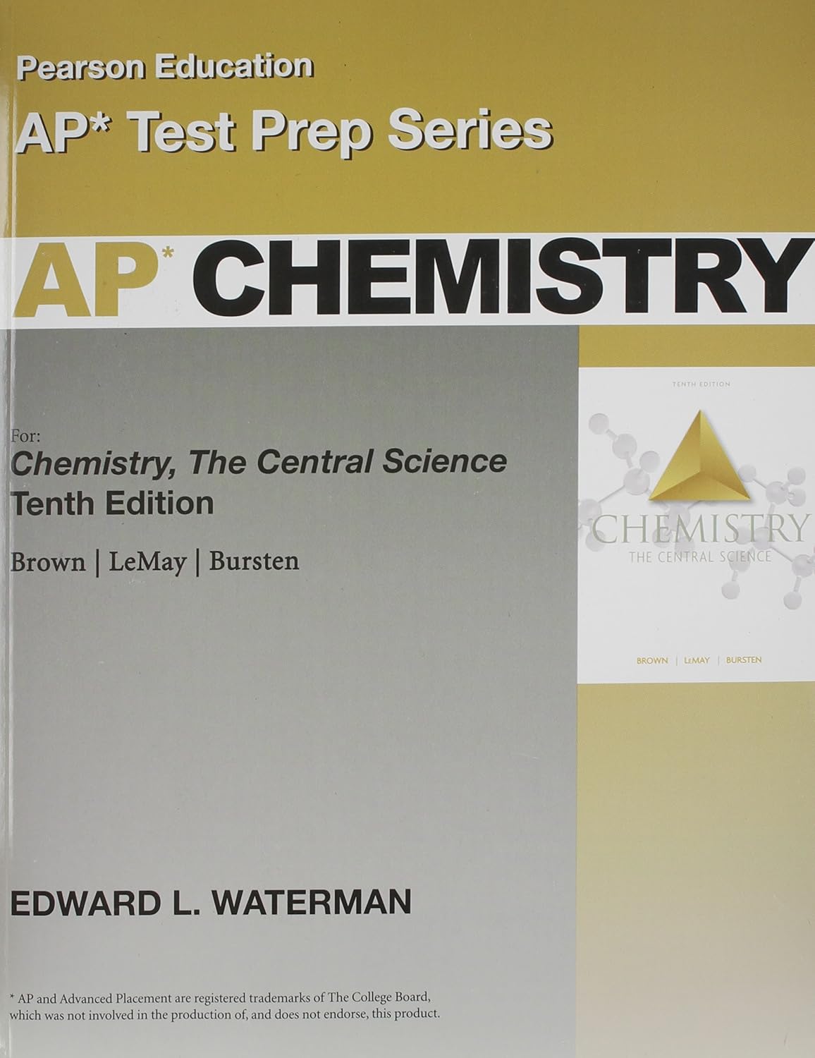 AP Test Prep Series: AP CHemistry: Brown, Lemay, Bursten: 9780132367219 ...