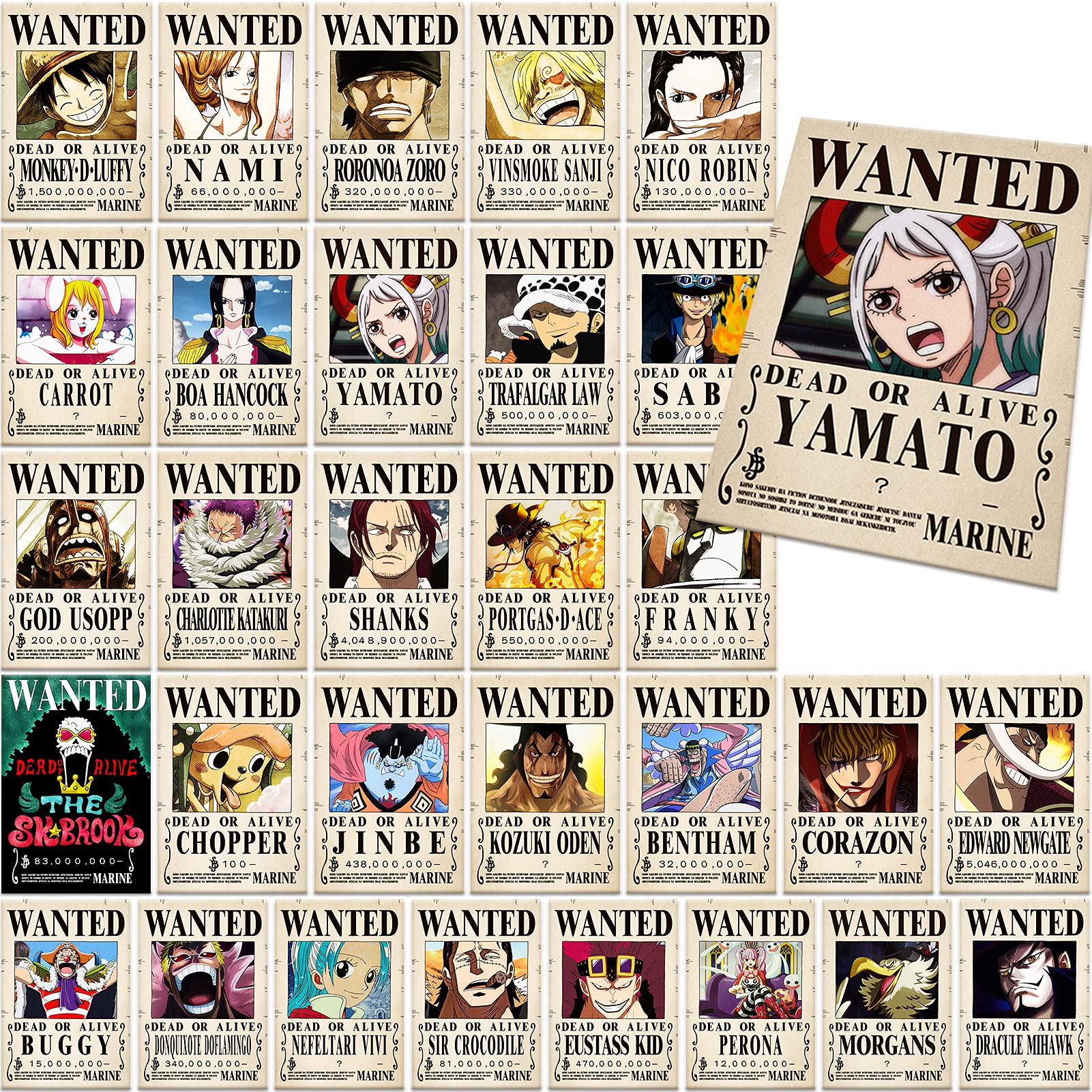 One Piece Wanted Poster Dragon