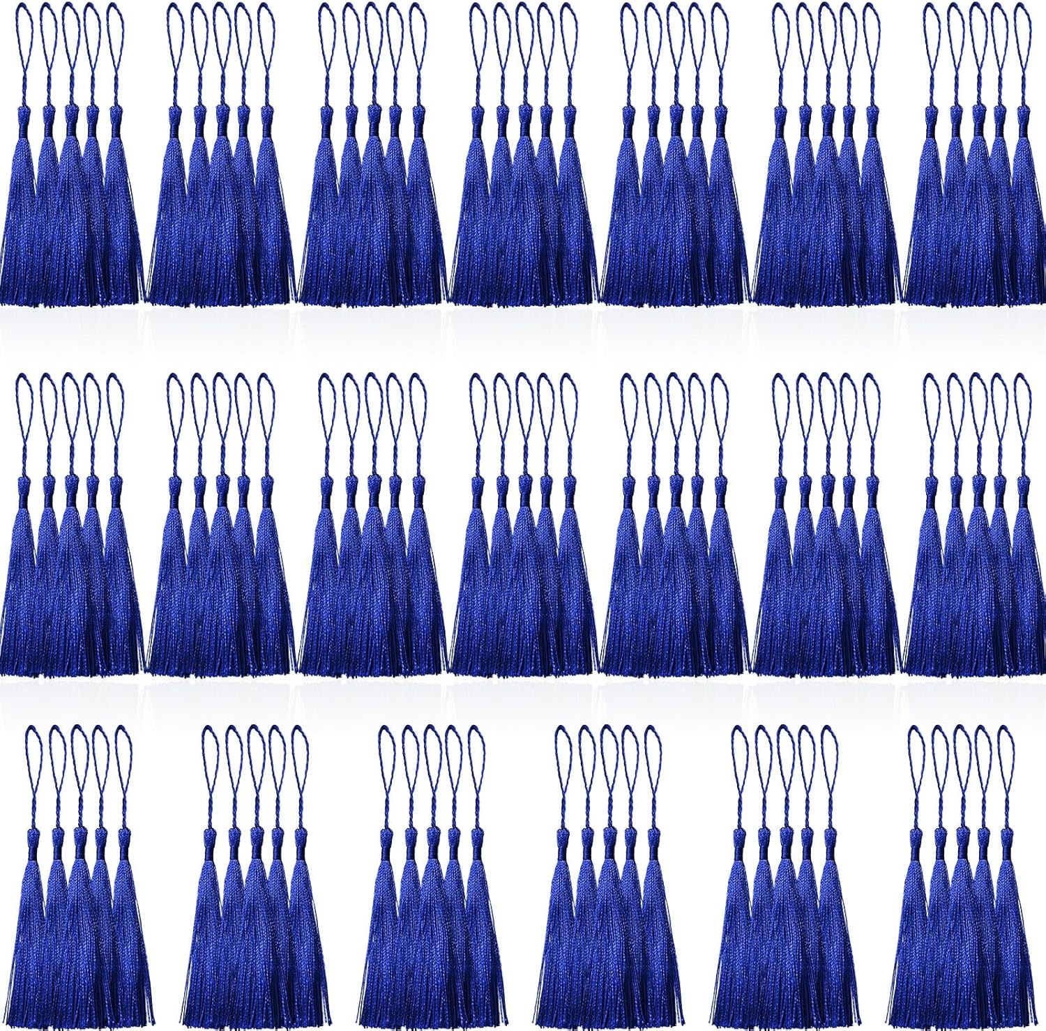 Amazon.com: Creatrill 100 Pcs Royal Blue Mini Tassels 13cm/5 Inch with ...
