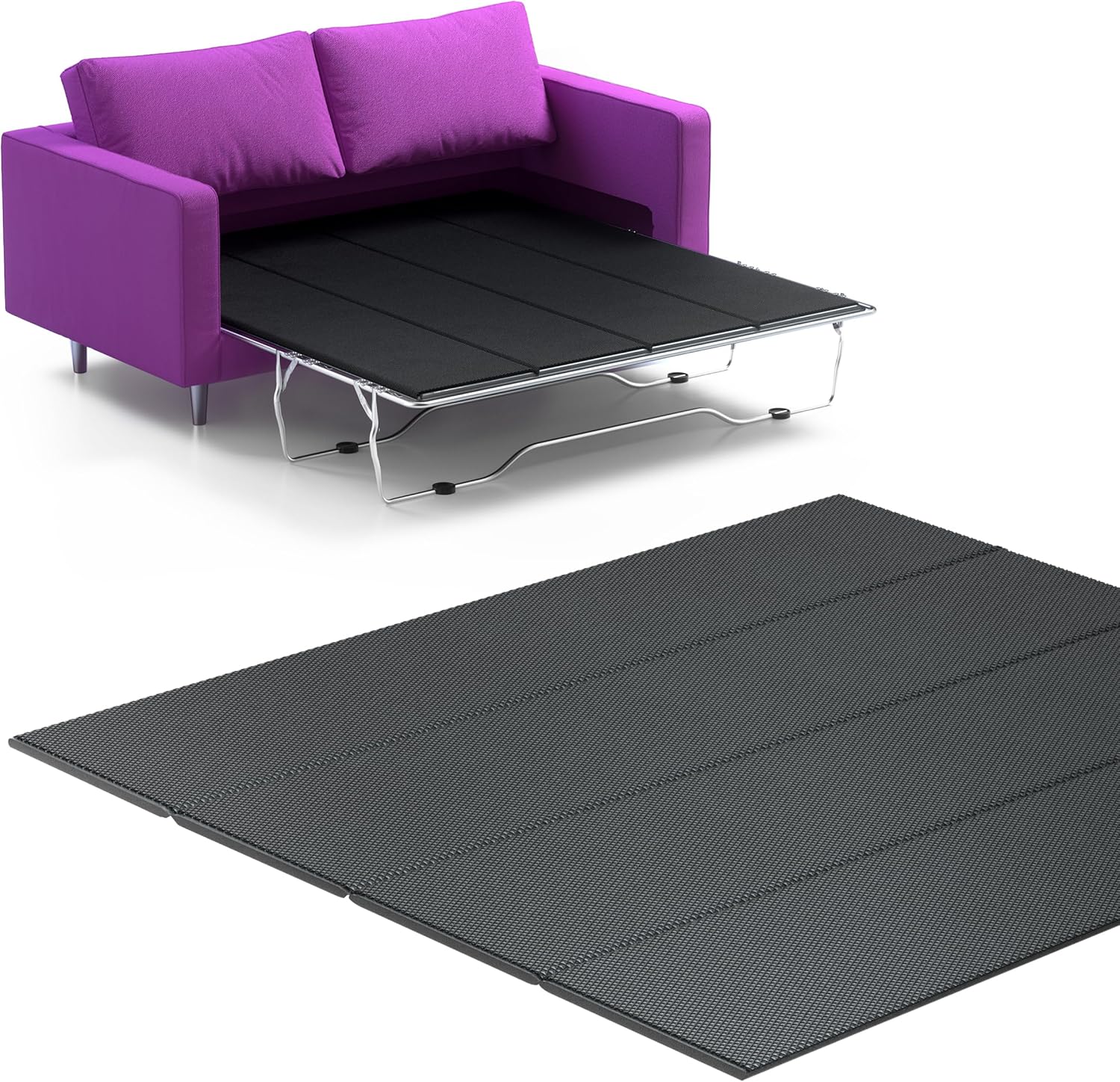 DMI Foldable Box Spring, Bunkie Board, Bed Support Slats for Support to ...