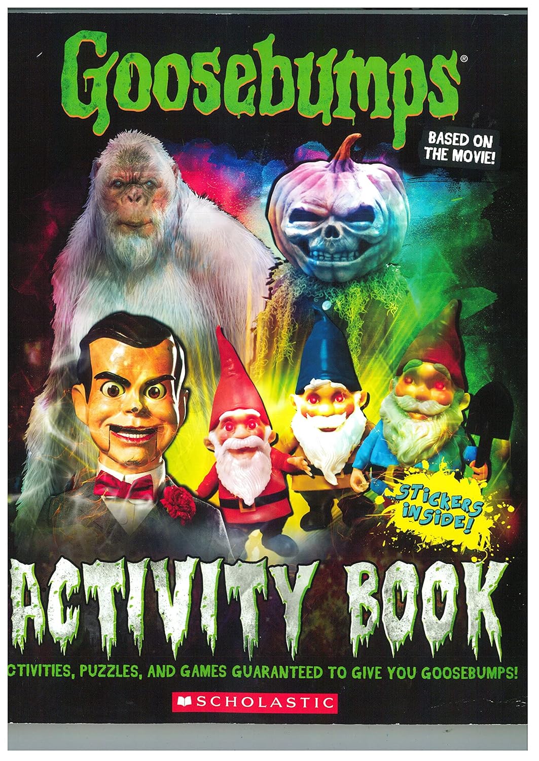 Goosebumps the Movie: Activity Book with Stickers [Paperback] R.L.STINE ...