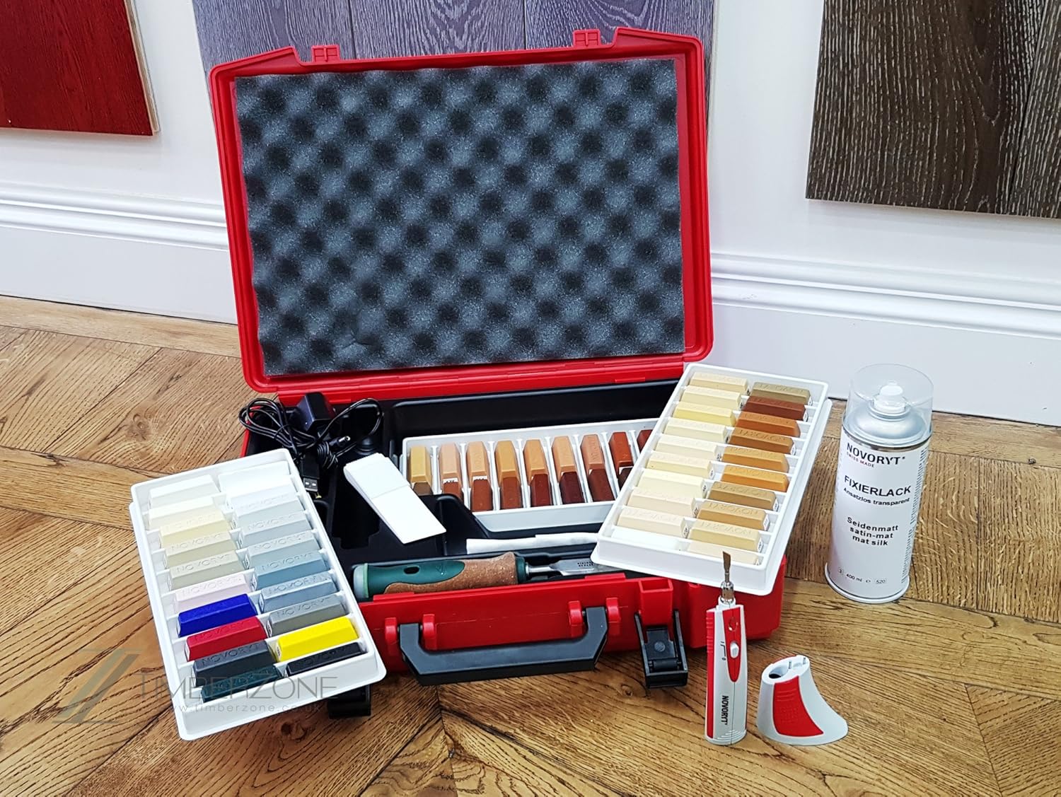 novoryt 60 Stück Holz Reparatur-Set mit Kratzer Nova 200 accumelter ...