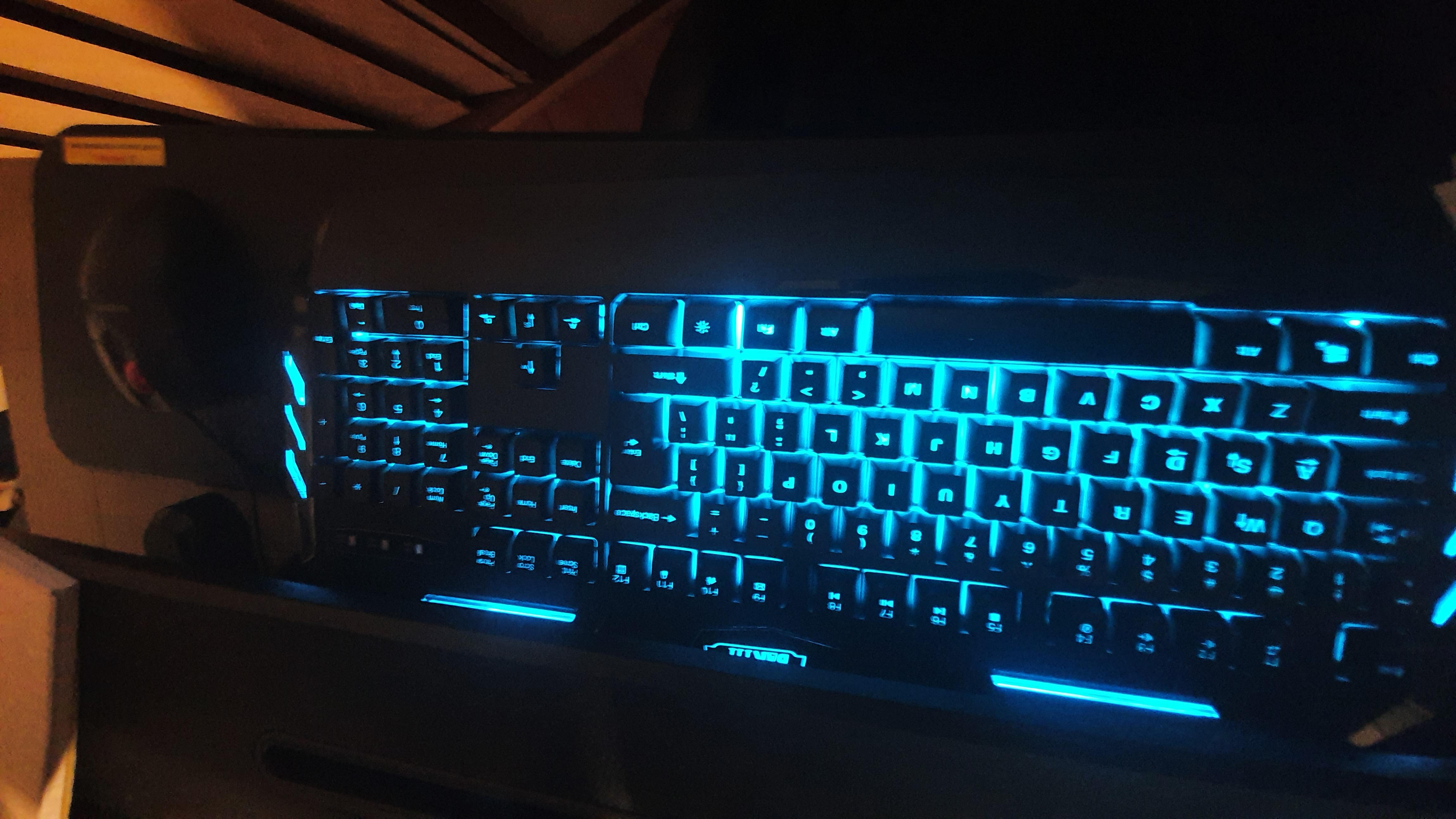 BAKTH 7 Colors LED Backlit Gaming Keyboard,: Keyboards: Amazon.com.au