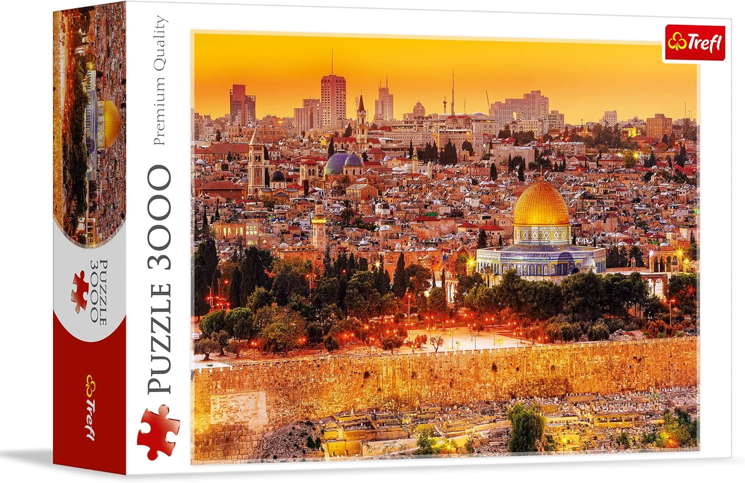 Trefl 33032 "The Roofs of Jerusalem Puzzle (3000-Piece) : Amazon.co.uk ...