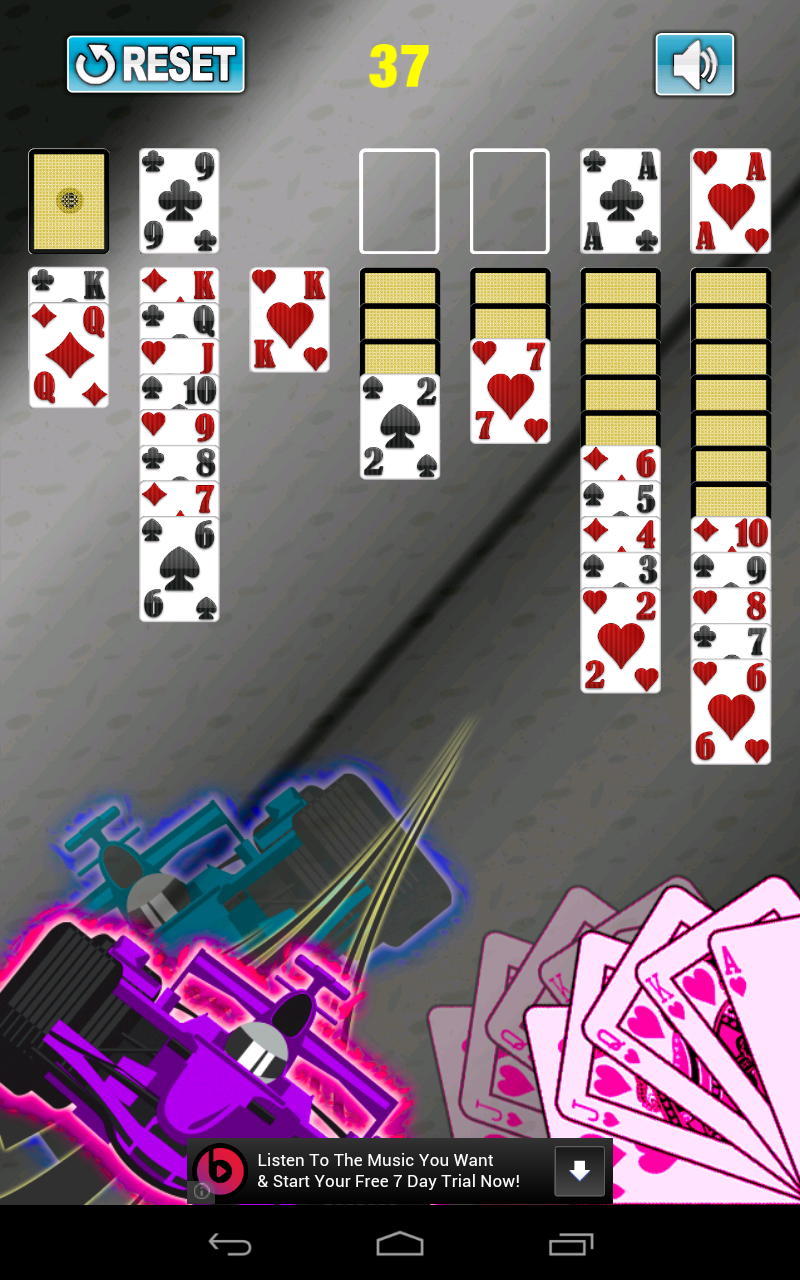 Formula Prototype Car Solitaire Card - App on Amazon Appstore