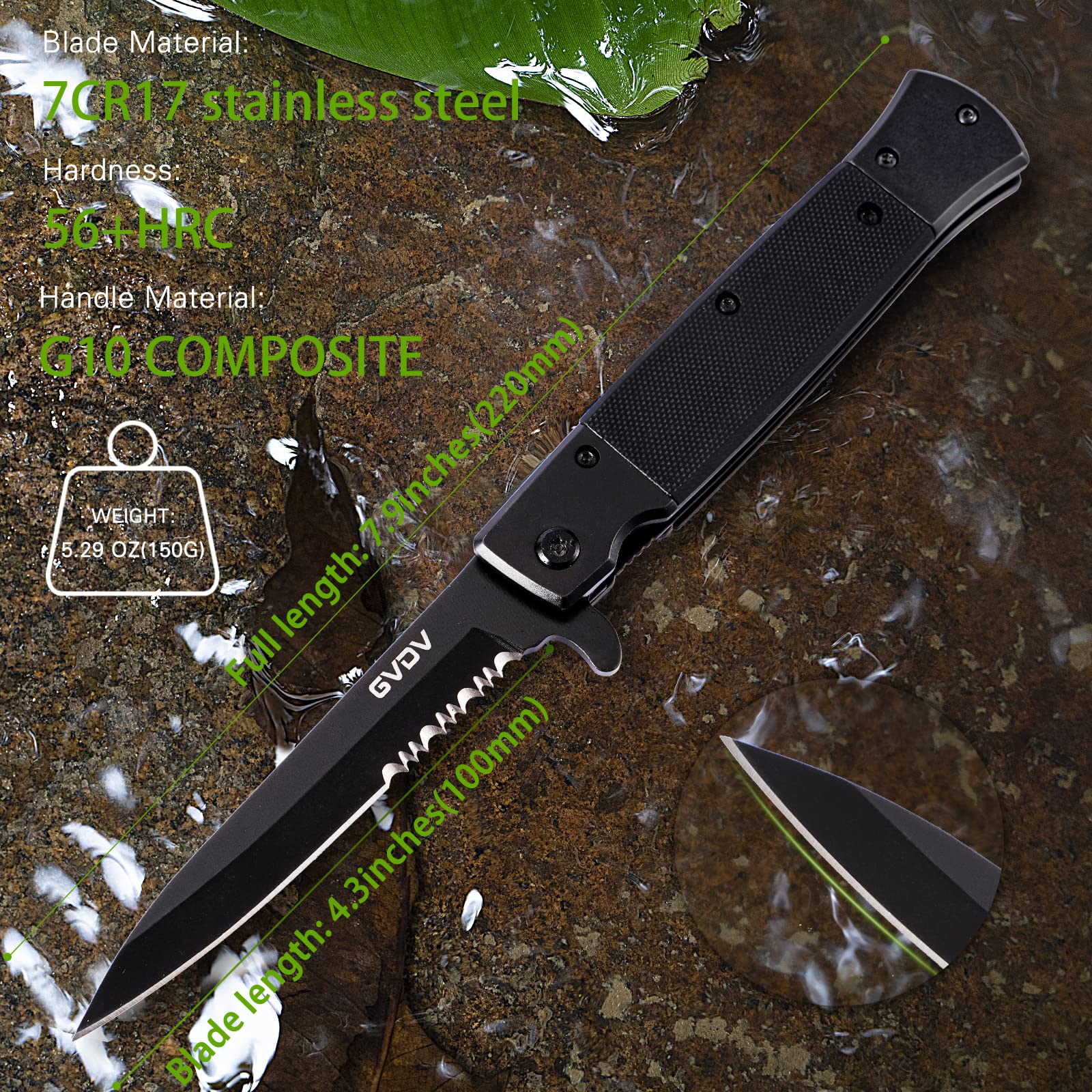 Snapklik.com : GVDV Folding Pocket Knife