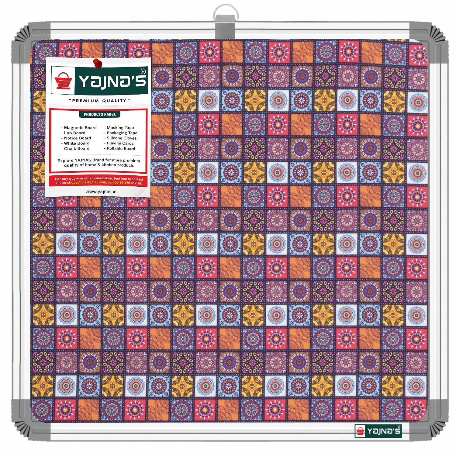 YAJNAS Premium Material Notice Pin-up Board/Pin-up Board/Soft Board ...