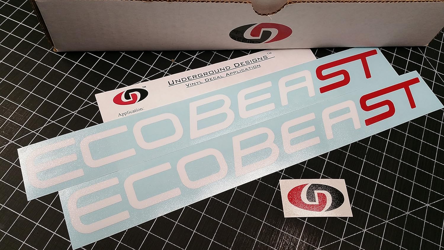 Amazon.com: ECOBEAST ST Decal Ecoboost Vinyl Stickers 12" Select Color ...
