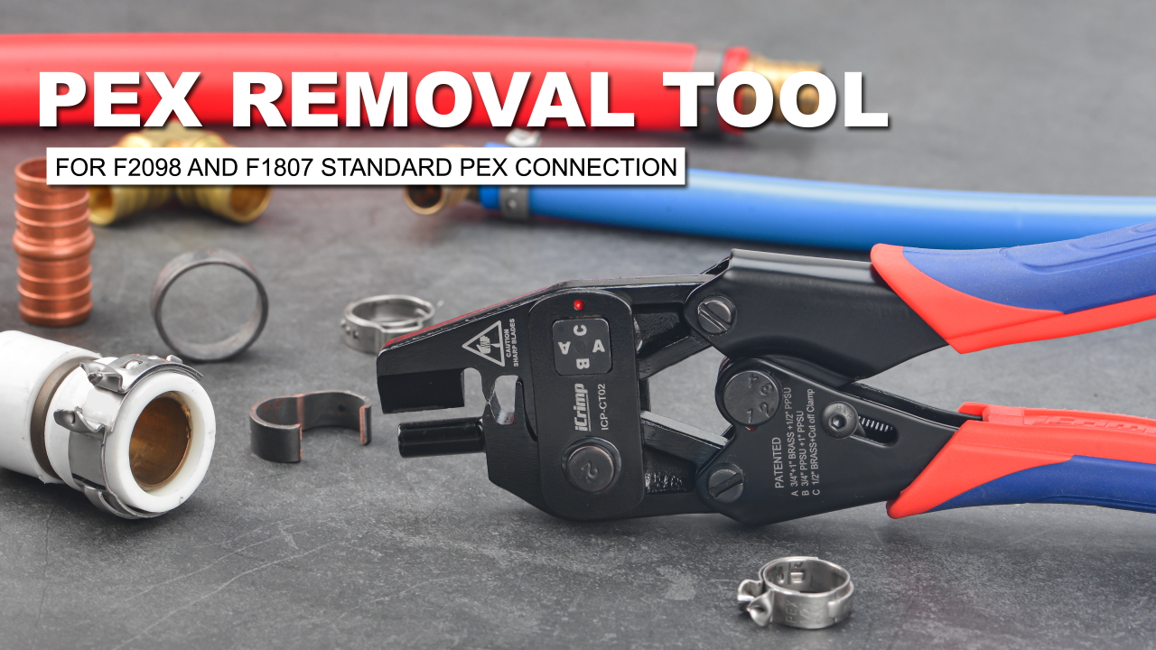 Watch iCrimp PEX Removal Tool for Stainless Steel Clamps&Copper Rings ...