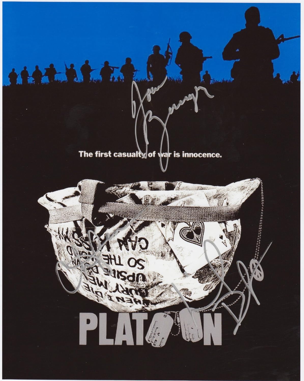 Amazon.com: Platoon 8 X 10 Movie Poster Autograph on Glossy Photo Paper ...
