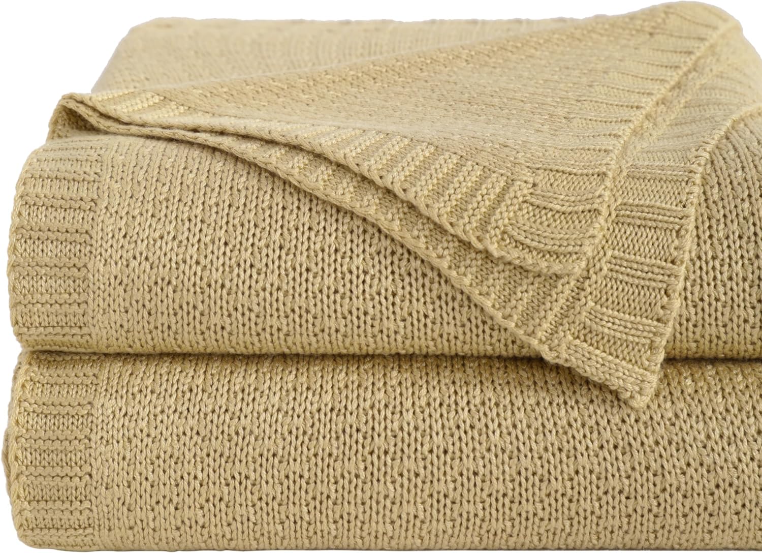 Amazon.com: NTBAY Cooling Throw Blanket - Cable Knit Throw Blanket ...