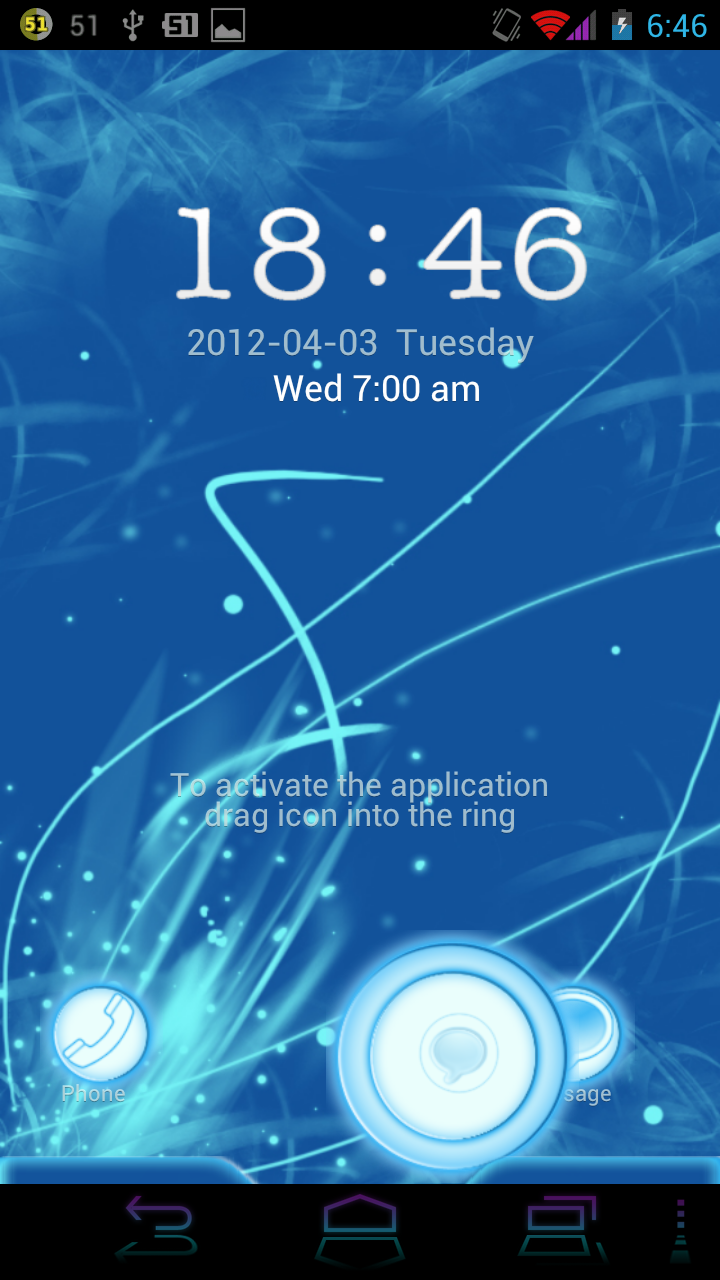 Go Locker Theme - Blue Ice - App on Amazon Appstore