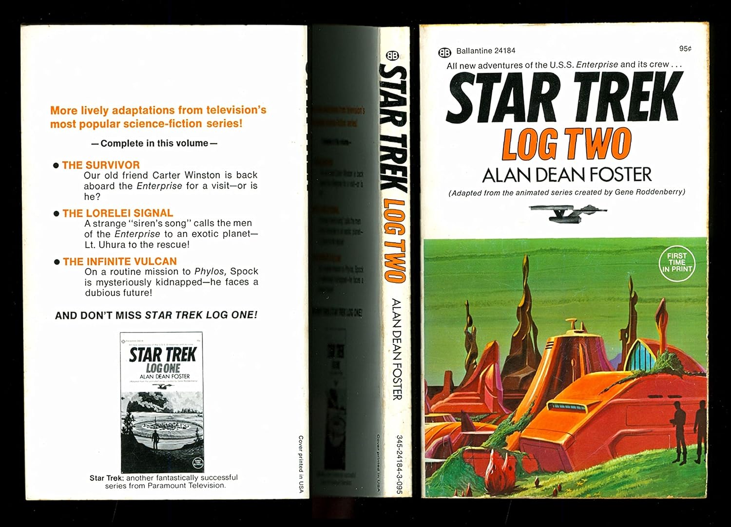 Star Trek Log Two: Alan Dean Foster: 9780345241849: Amazon.com: Books