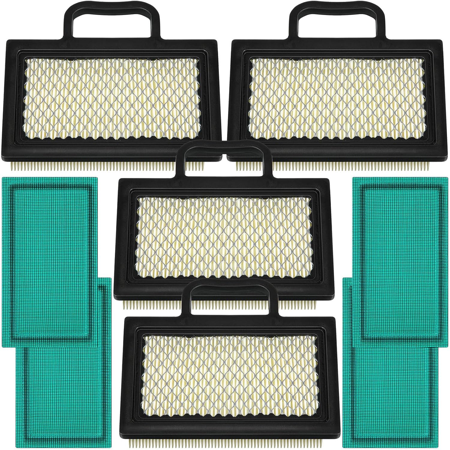 Amazon.com : Threlaco 4 Pack 499486s 698754 Air Filter with Pre Filter ...