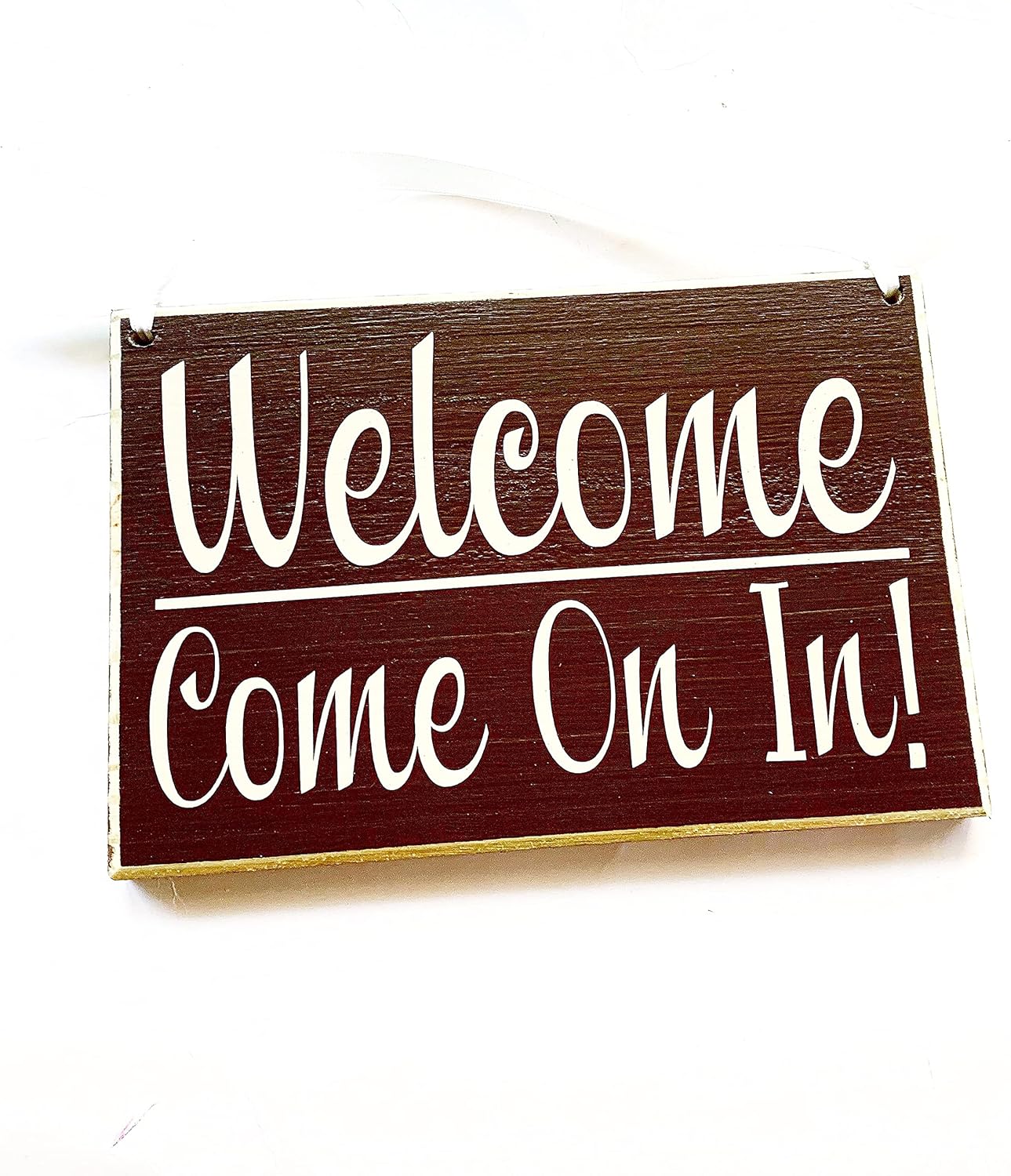 Amazon.com: Designs by Prim 8x6 Welcome Come On in Custom Wood Sign 8x6 ...