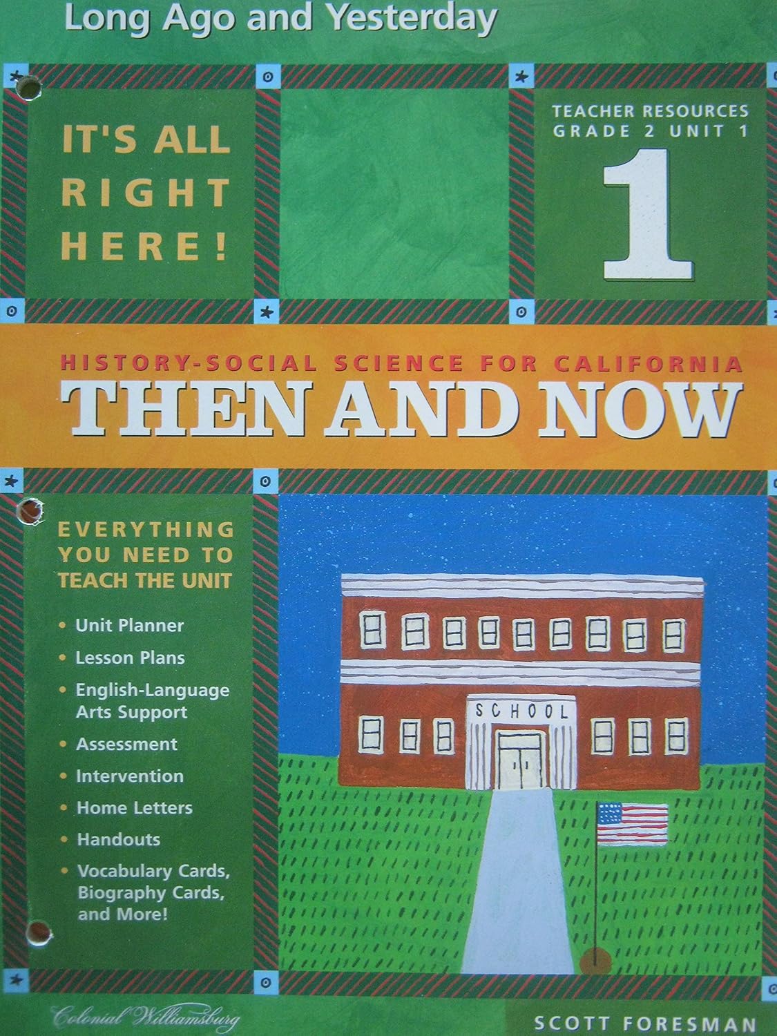 Amazon.com: Long Ago and Yesterday, Grade 2, Unit 1 (History-Social ...