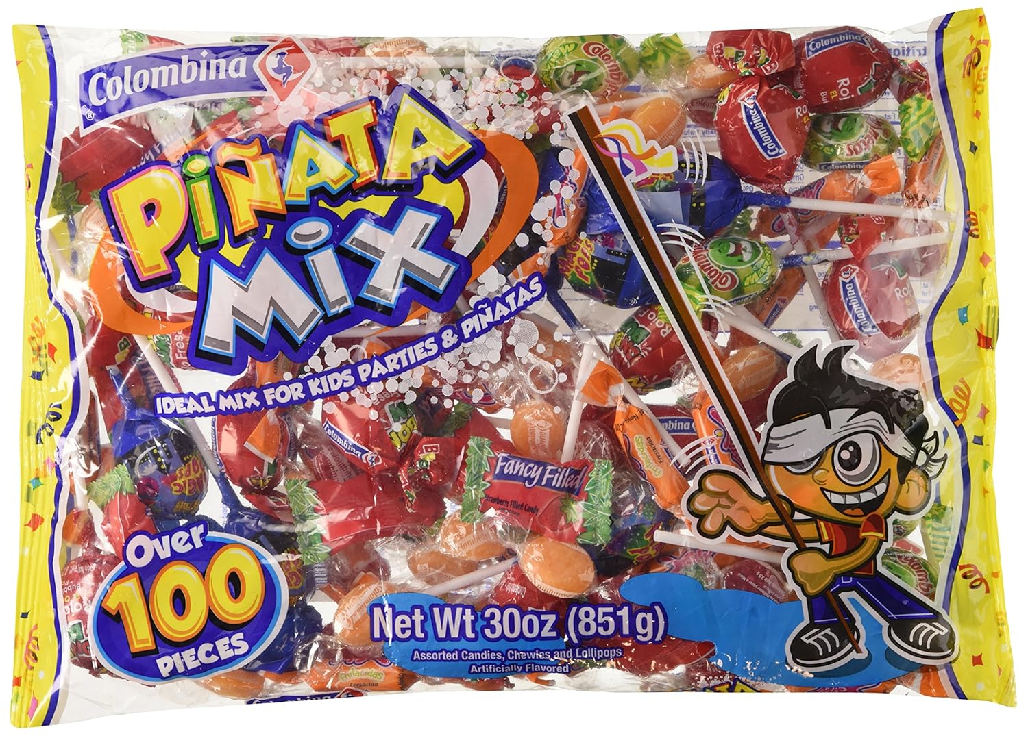 Amazon.com: Colombina Pinata Mix Assorted Party Candy (100+ Pieces ...