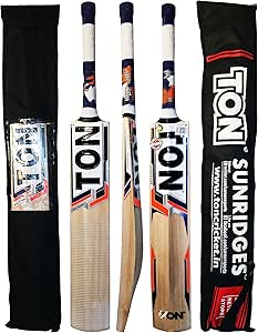 Amazon.com : SS TON Max Power Cricket Bat Kashmir Willow by Sunridges ...