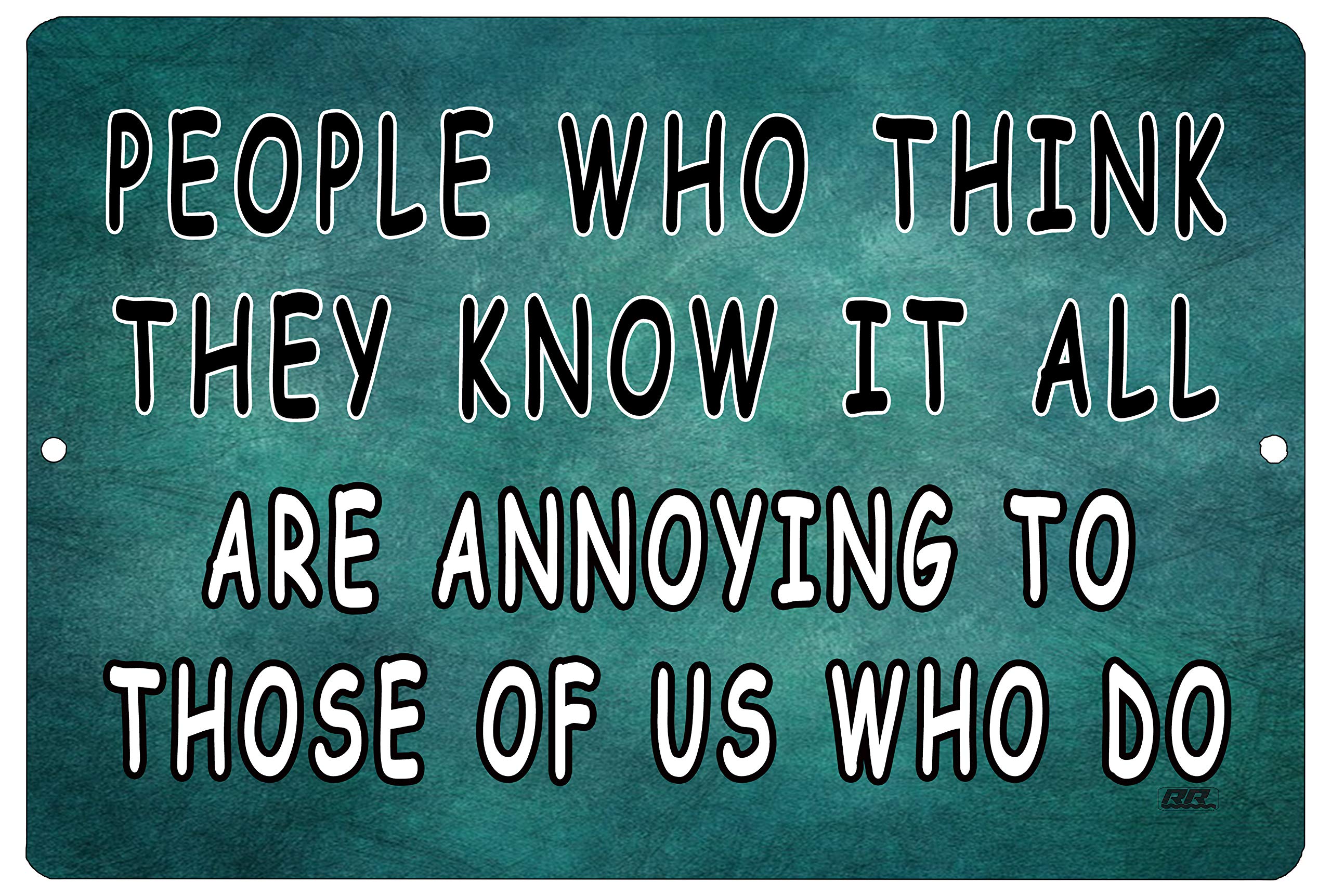 Amazon.com: Rogue River Tactical Funny Sarcastic Metal Tin Sign Wall ...