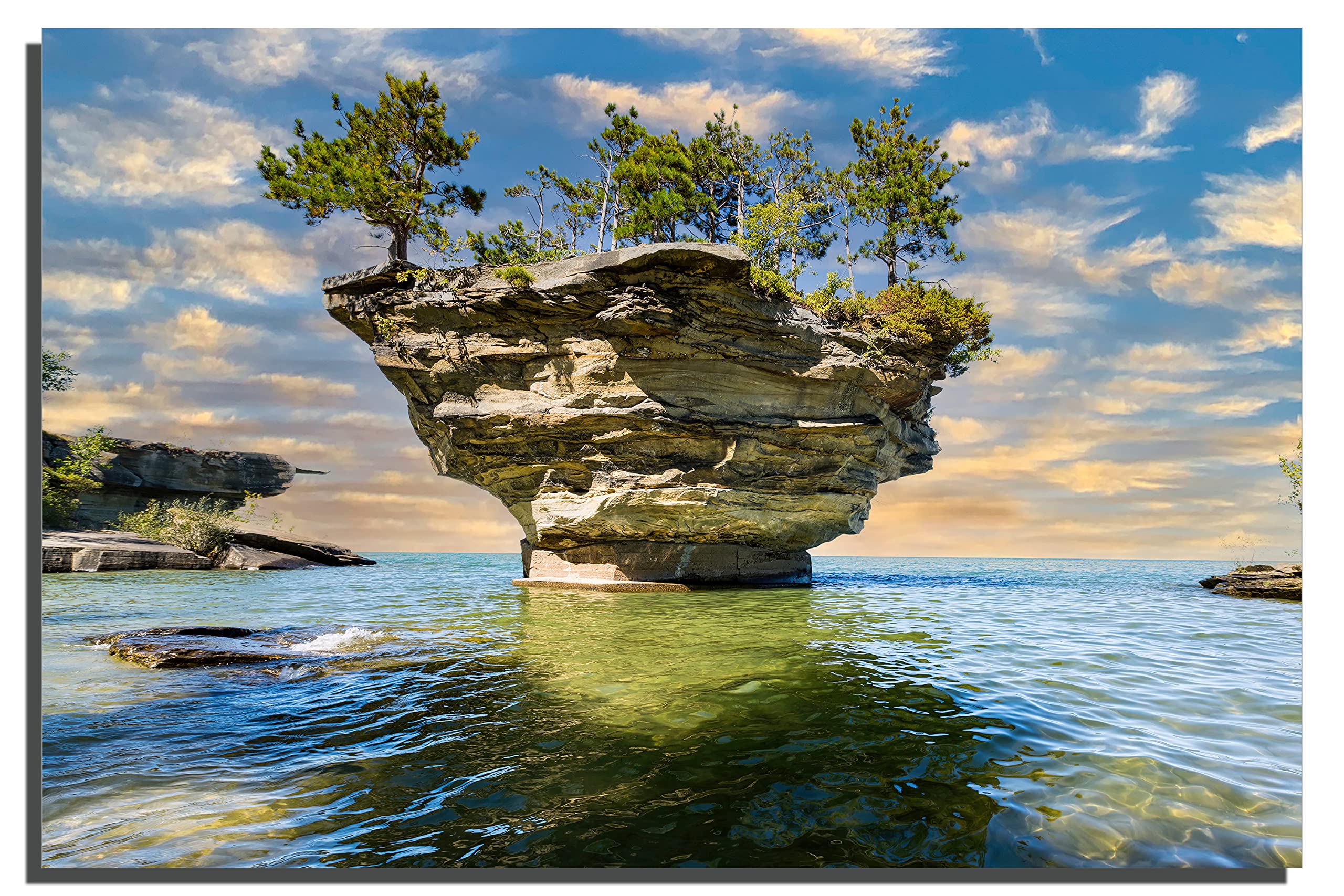 Turnip Rock Kayaking To Turnip Rock | Michigan In Pictures