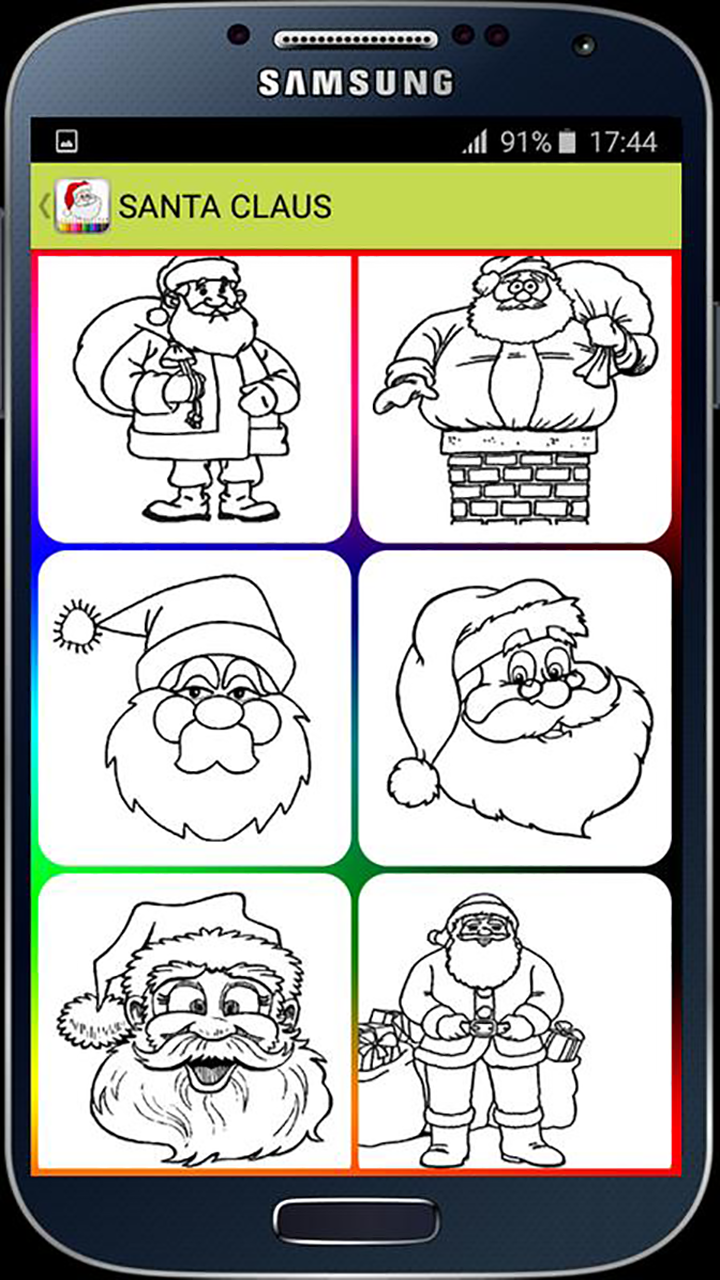 Christmas Coloring Pages Game FREE - App on Amazon Appstore