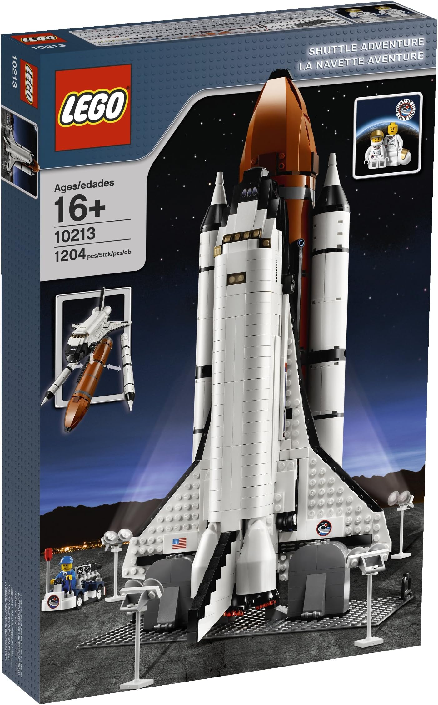 Amazon.com: LEGO Creator Expert NASA Space Shuttle Discovery (10283 ...