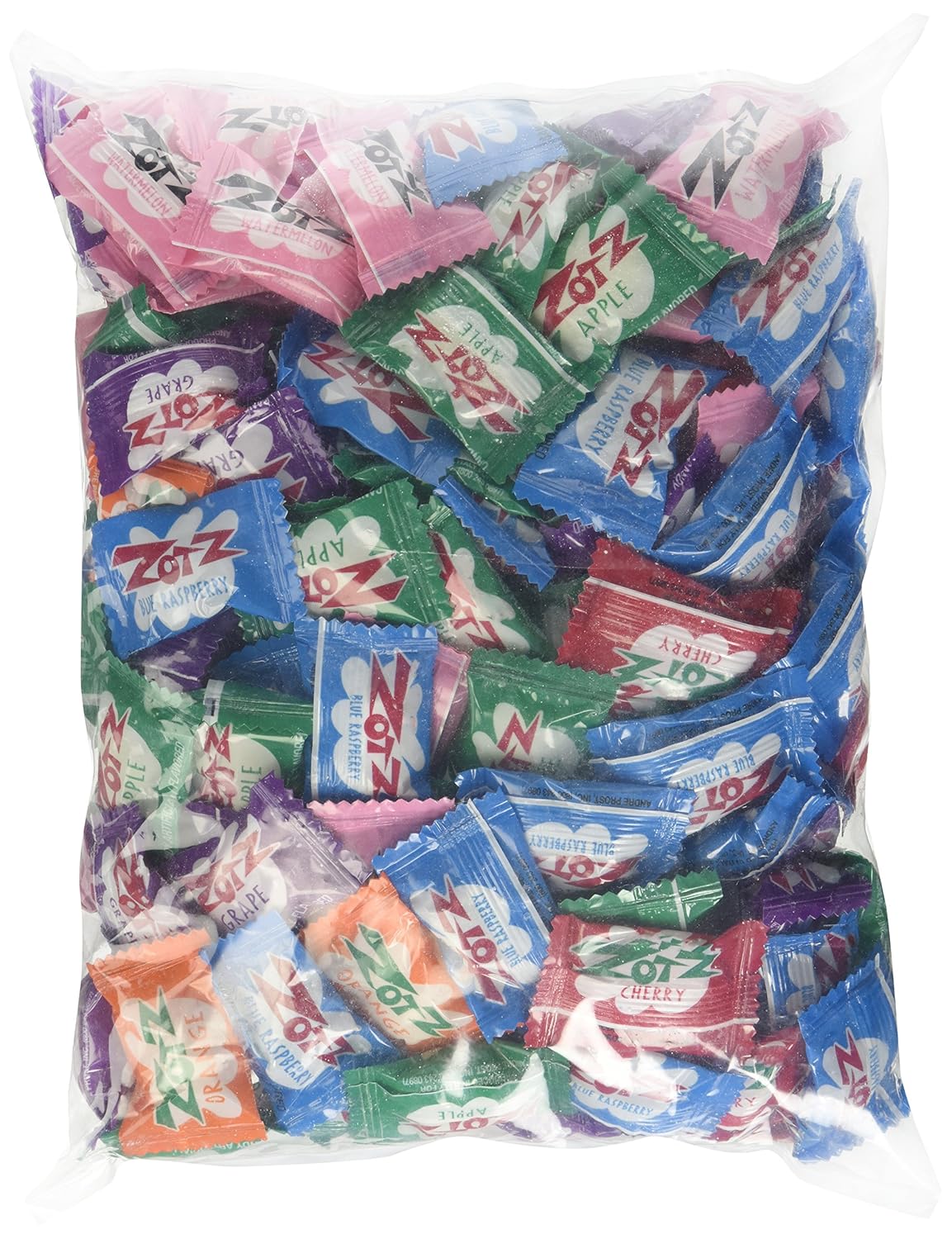 Amazon.com: NEW Zotz Fizzy Candy 6 Flavor Assorted 2lb With Blue Raspberry
