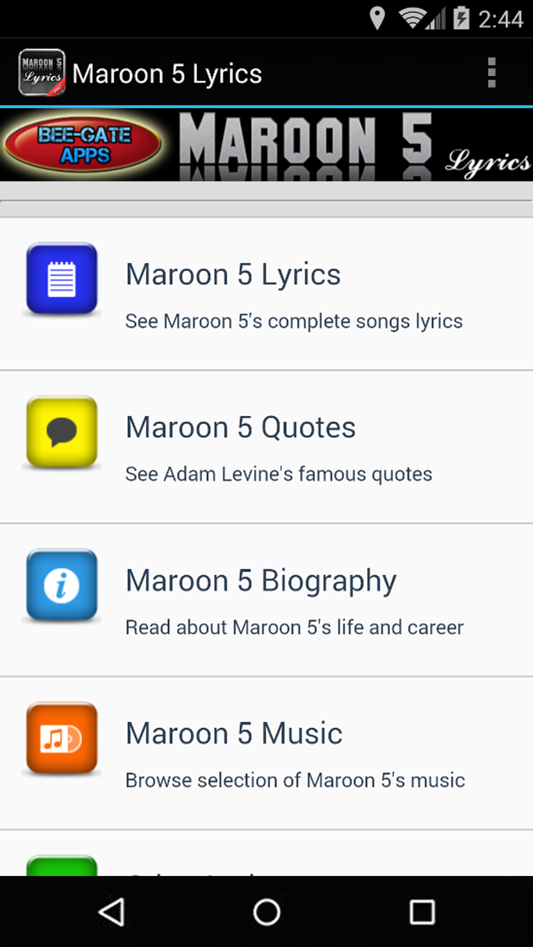 Maroon 5 Lyrics Quotes
