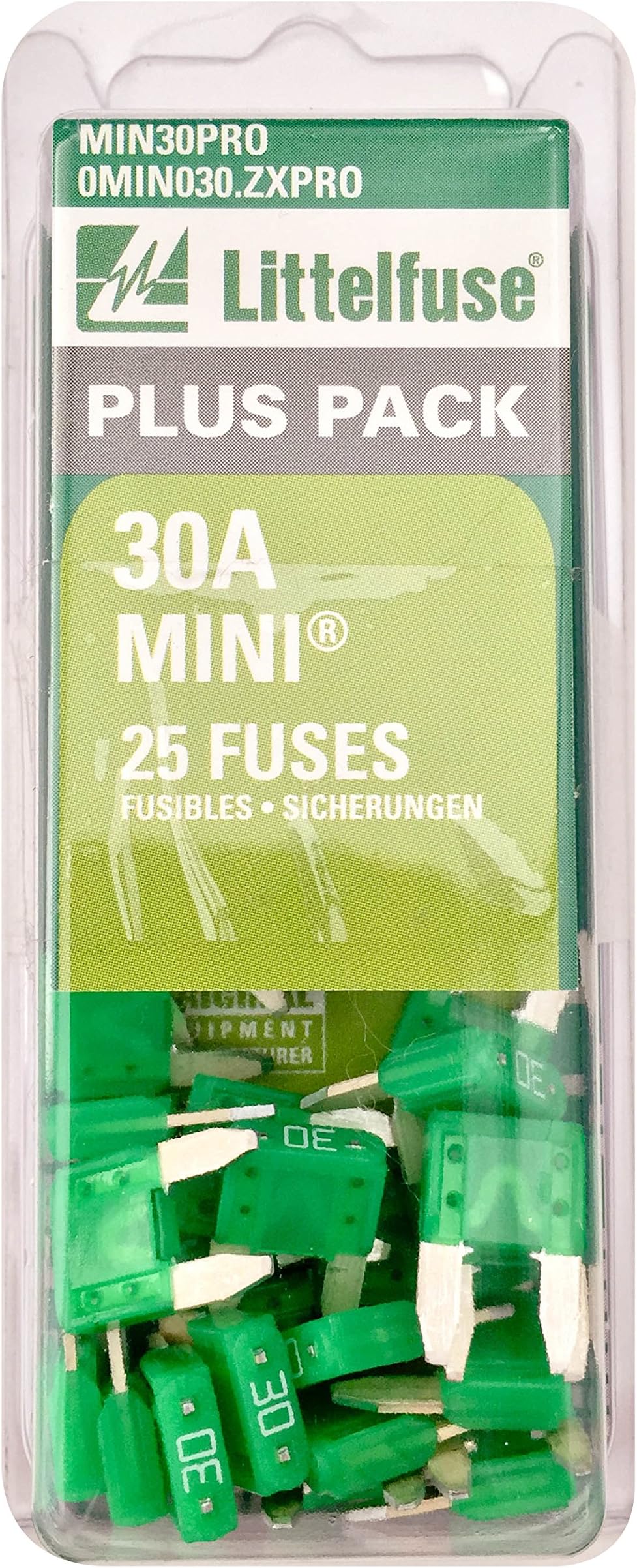 Amazon.com: Littelfuse MIN15BP MINI 297 Series Fast-Acting Automotive ...