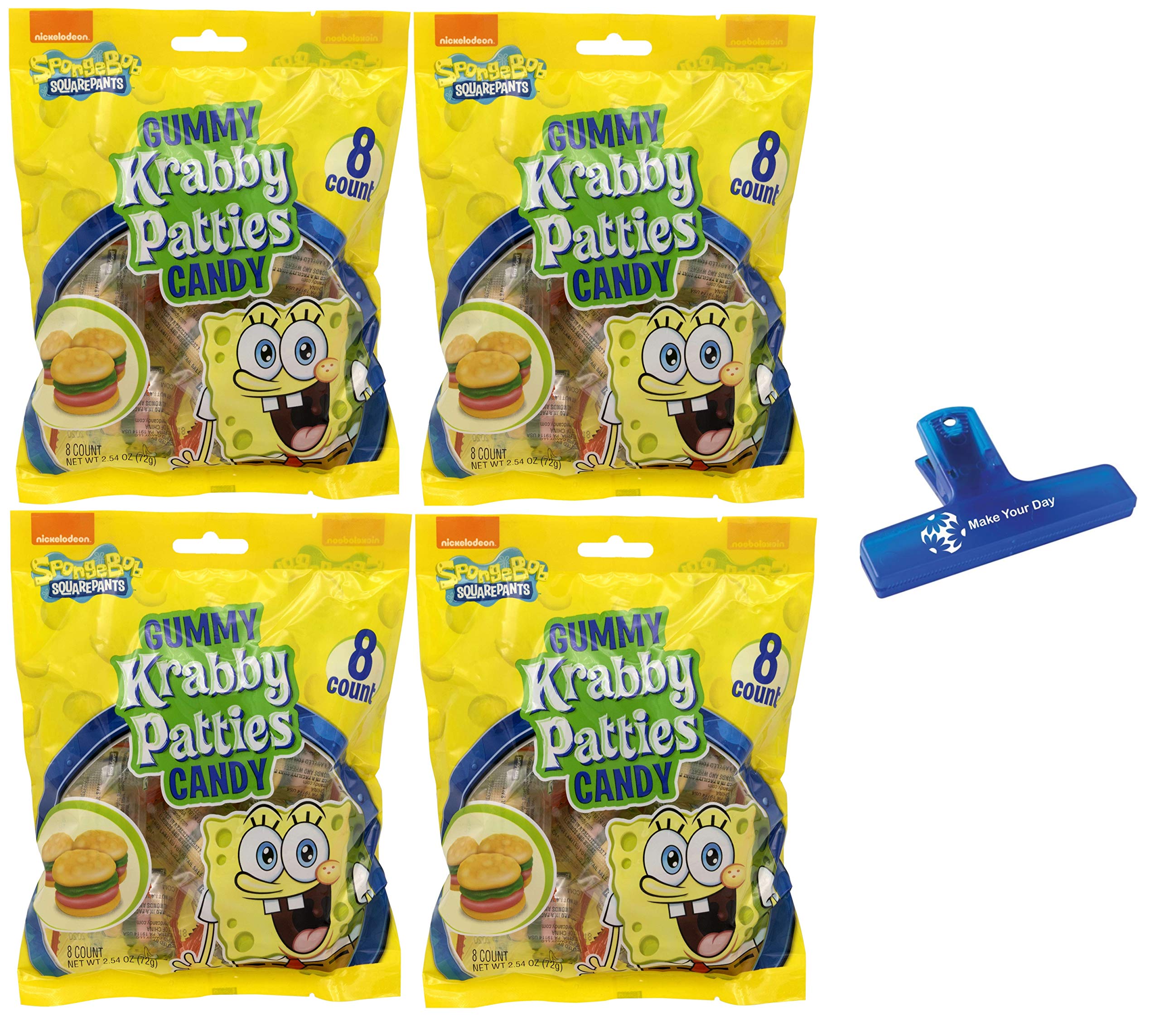 Buy Spongebob Squarepants Gummy Krabby Patties Candy, 8 Count Bags ...